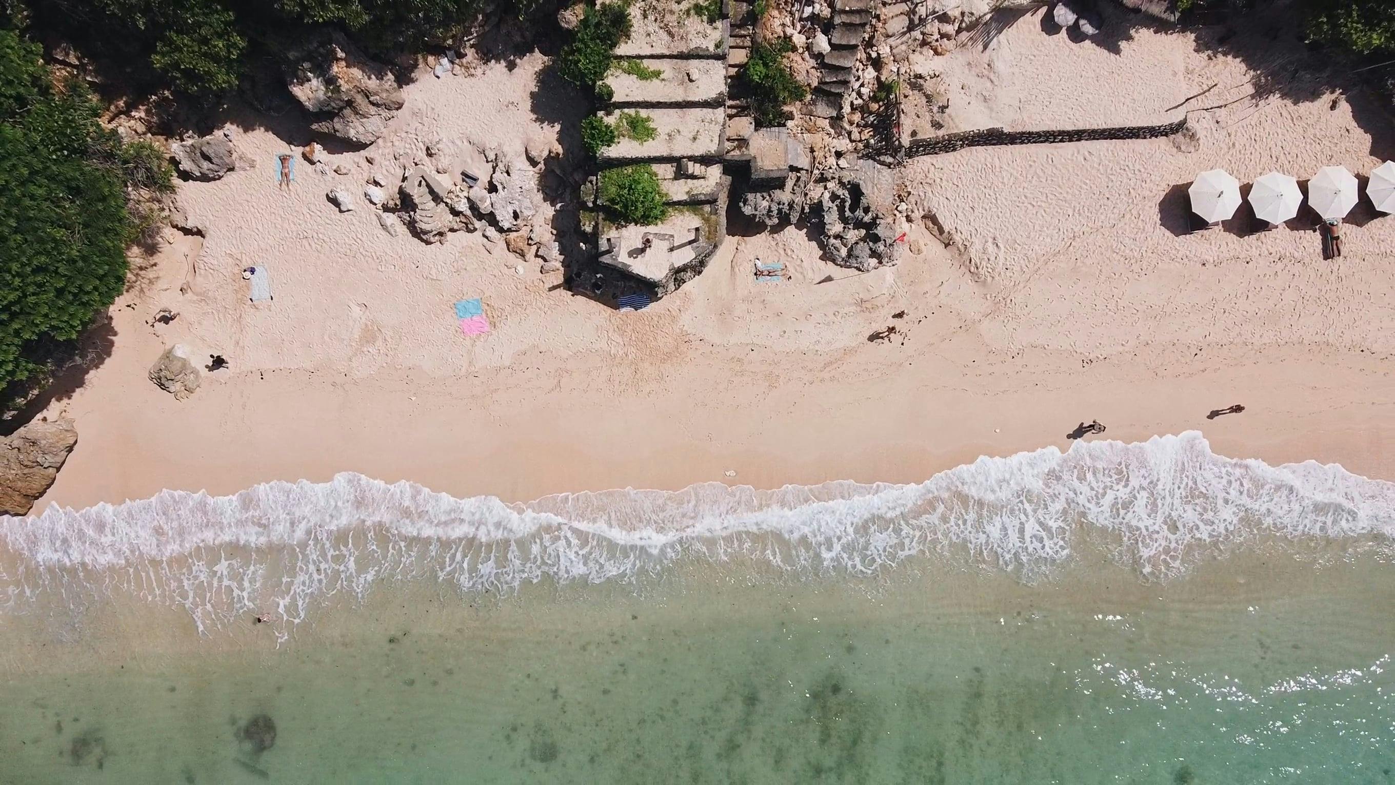 Aerial Shot of a Seashore · Free Stock Video