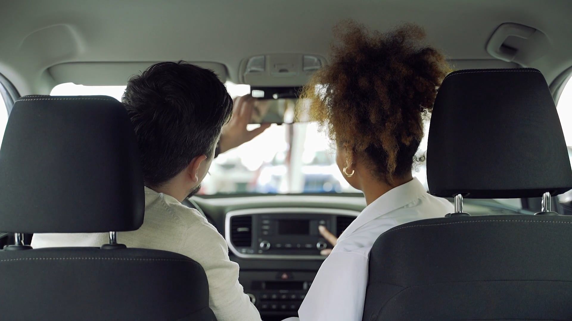 Diverse Couple Inside a Car Free Stock Video Footage, Royalty-Free 4K ...