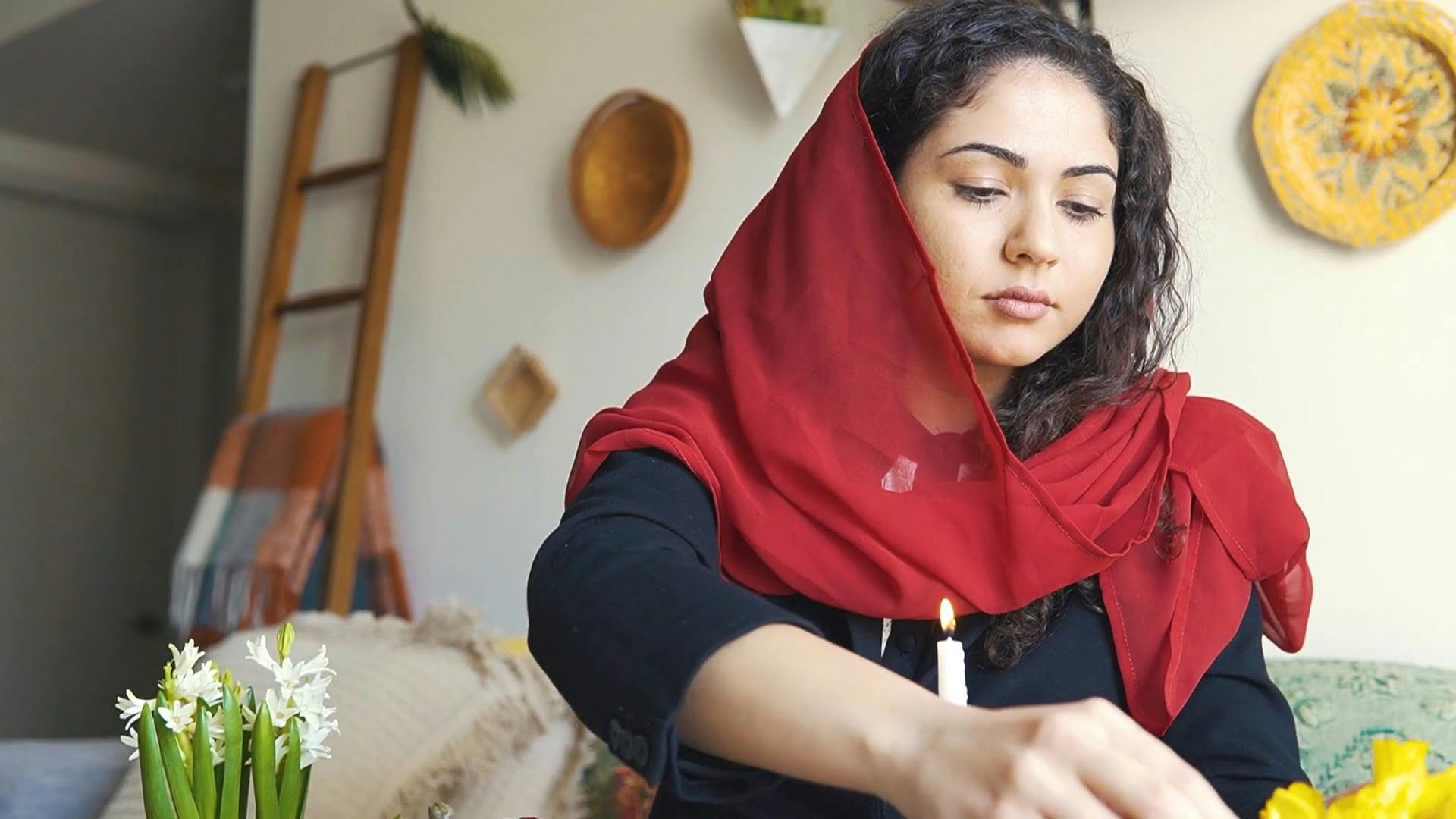 Haft Seen Displays In Celebration Of Persian New Year Free Stock Video ...