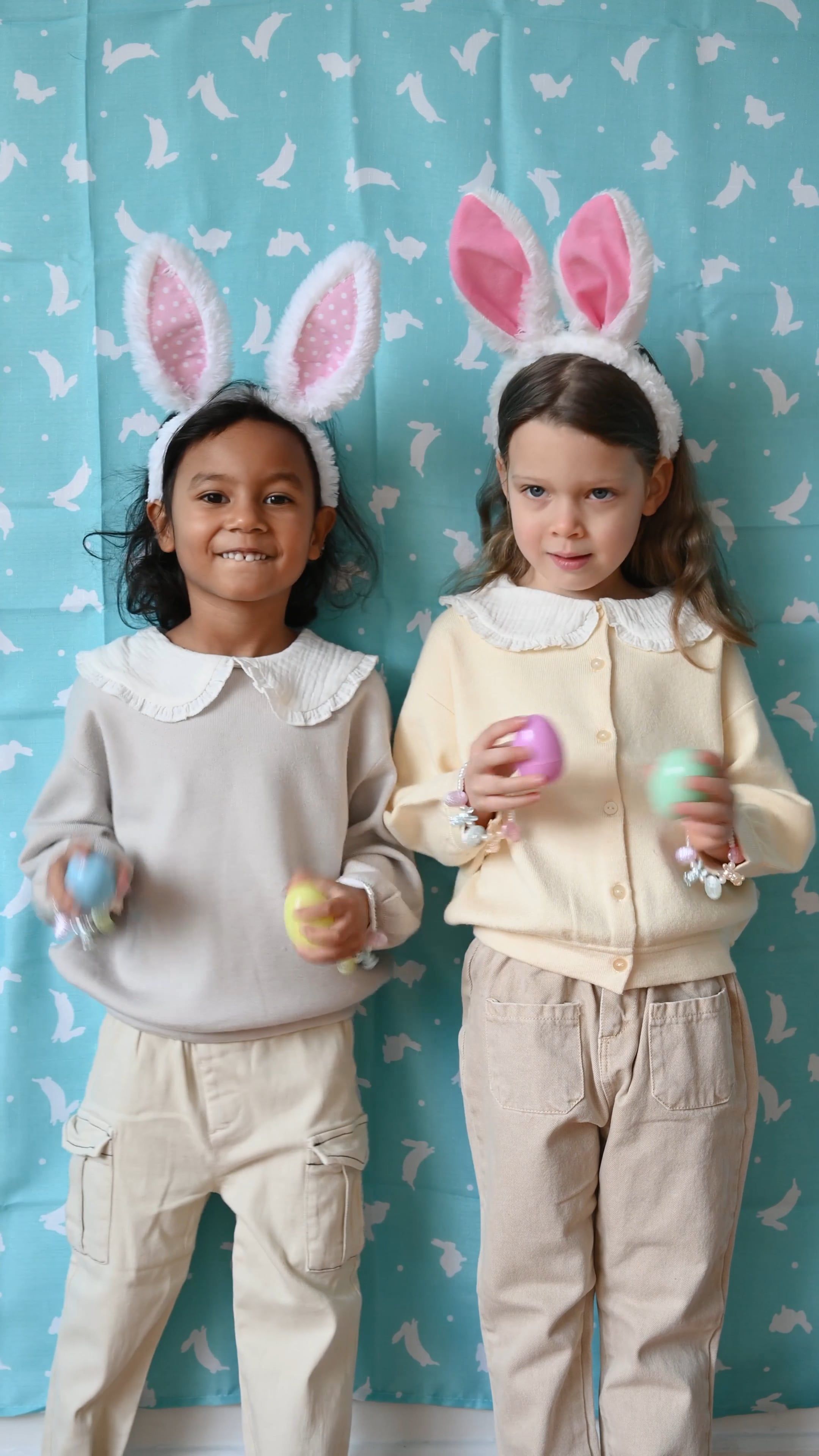 Girls Shaking Plastic Toy Eggs Free Stock Video Footage, Royalty-Free ...