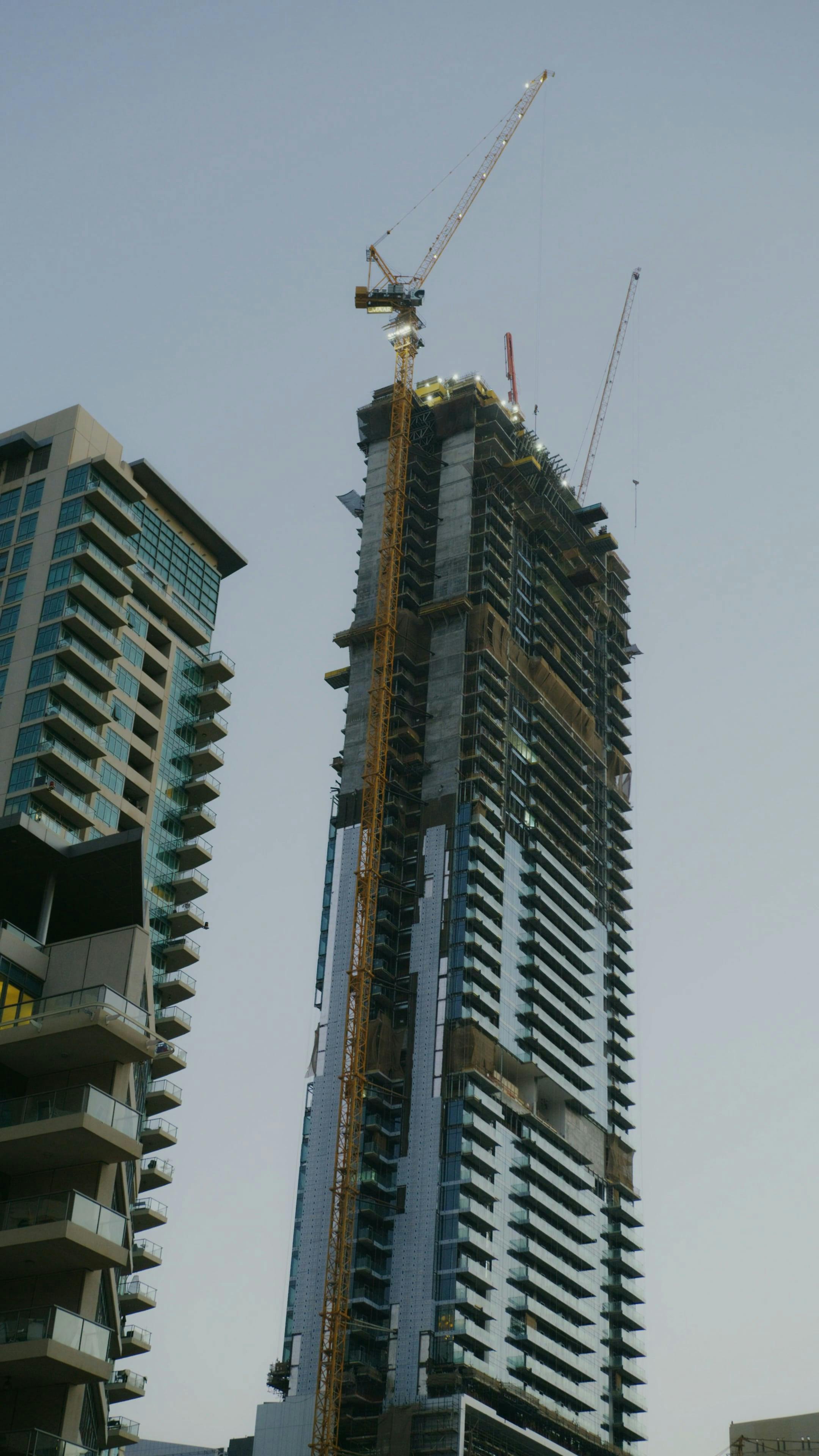 A Building Under Construction Free Stock Video Footage, Royalty-Free 4K ...