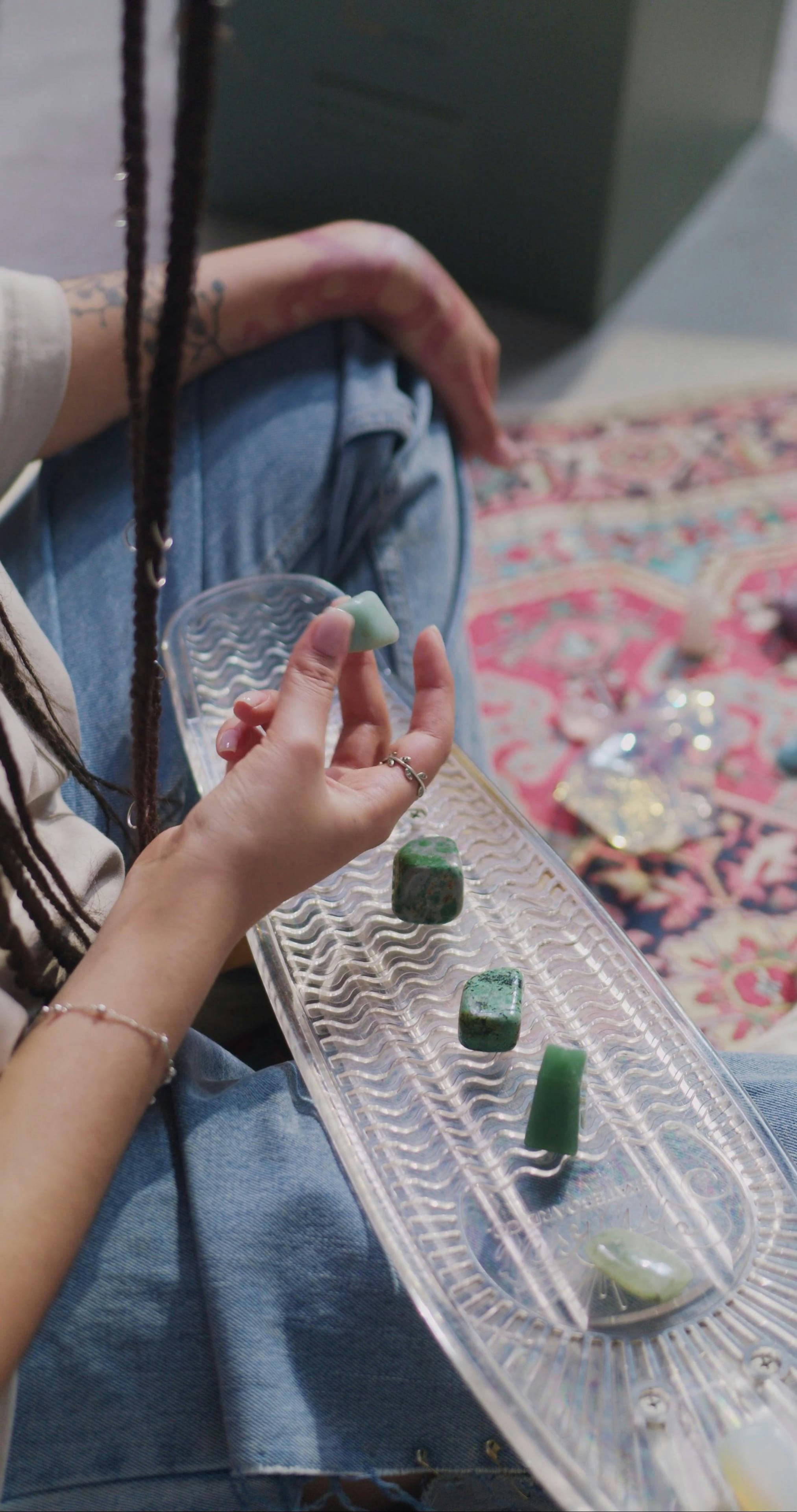 A Person holding Gemstones · Free Stock Video