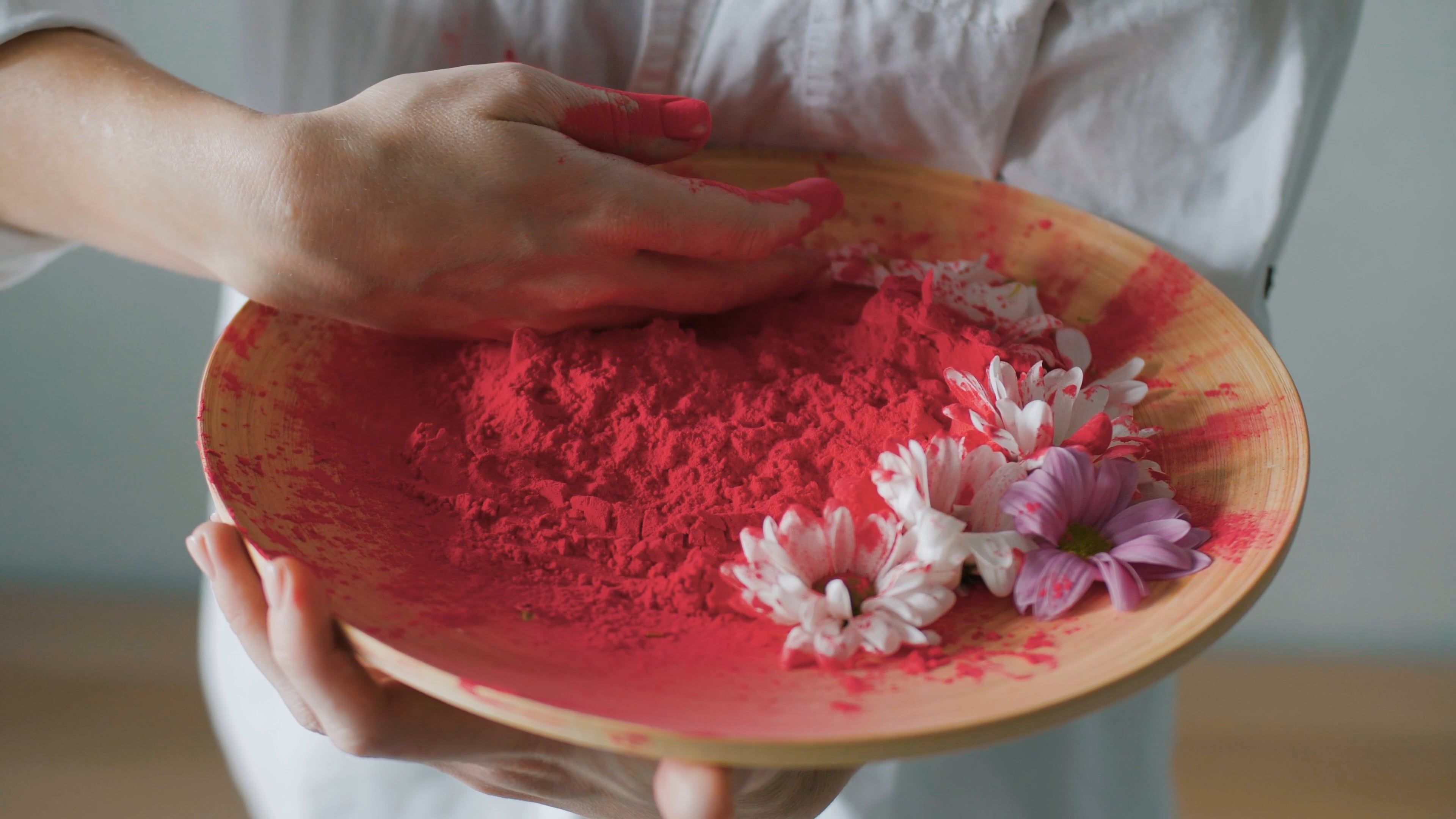 Person Touching the Holi Powder Free Stock Video Footage, Royalty-Free ...