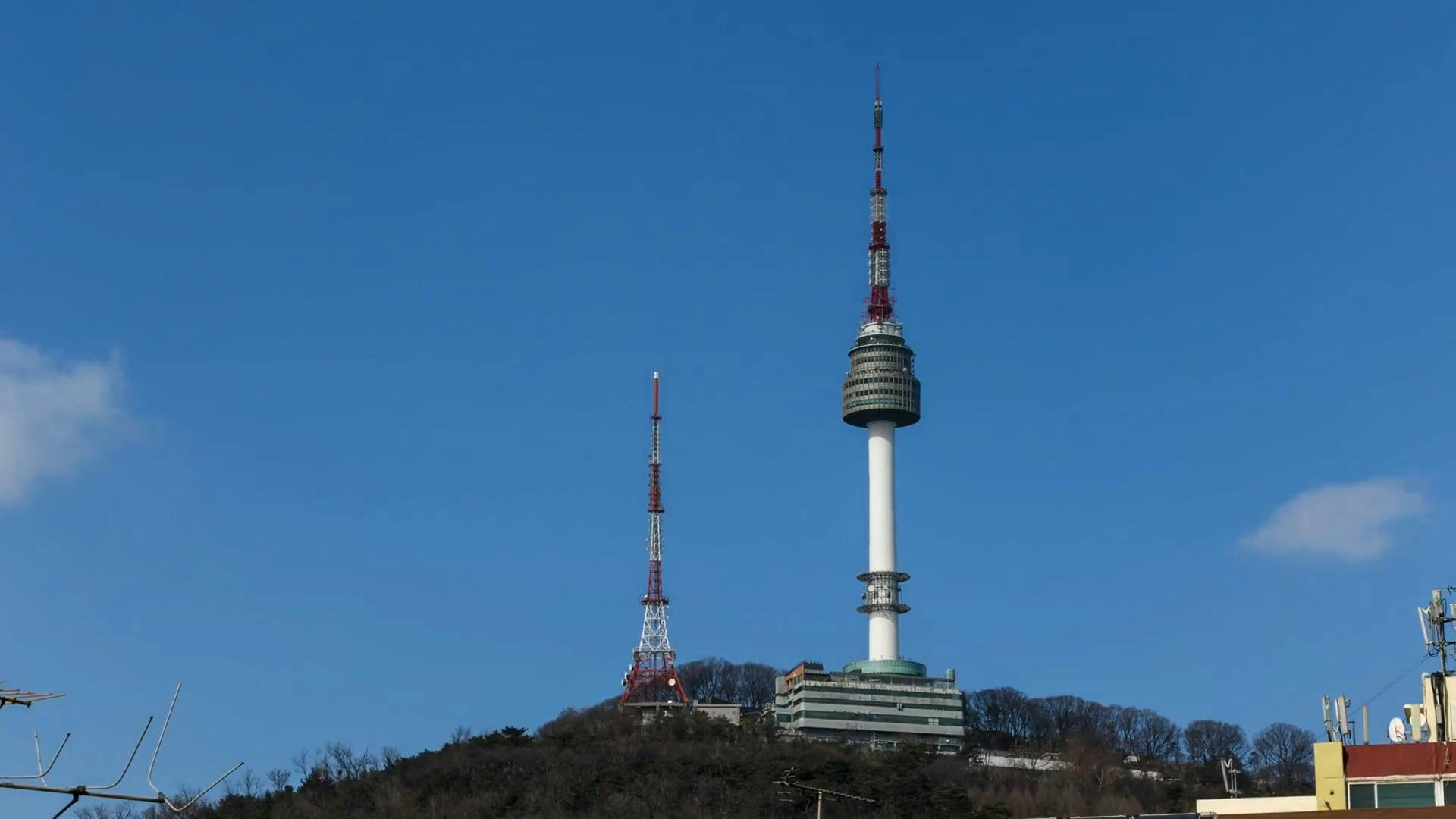 Time Lapse Video of a Transmission Tower · Free Stock Video