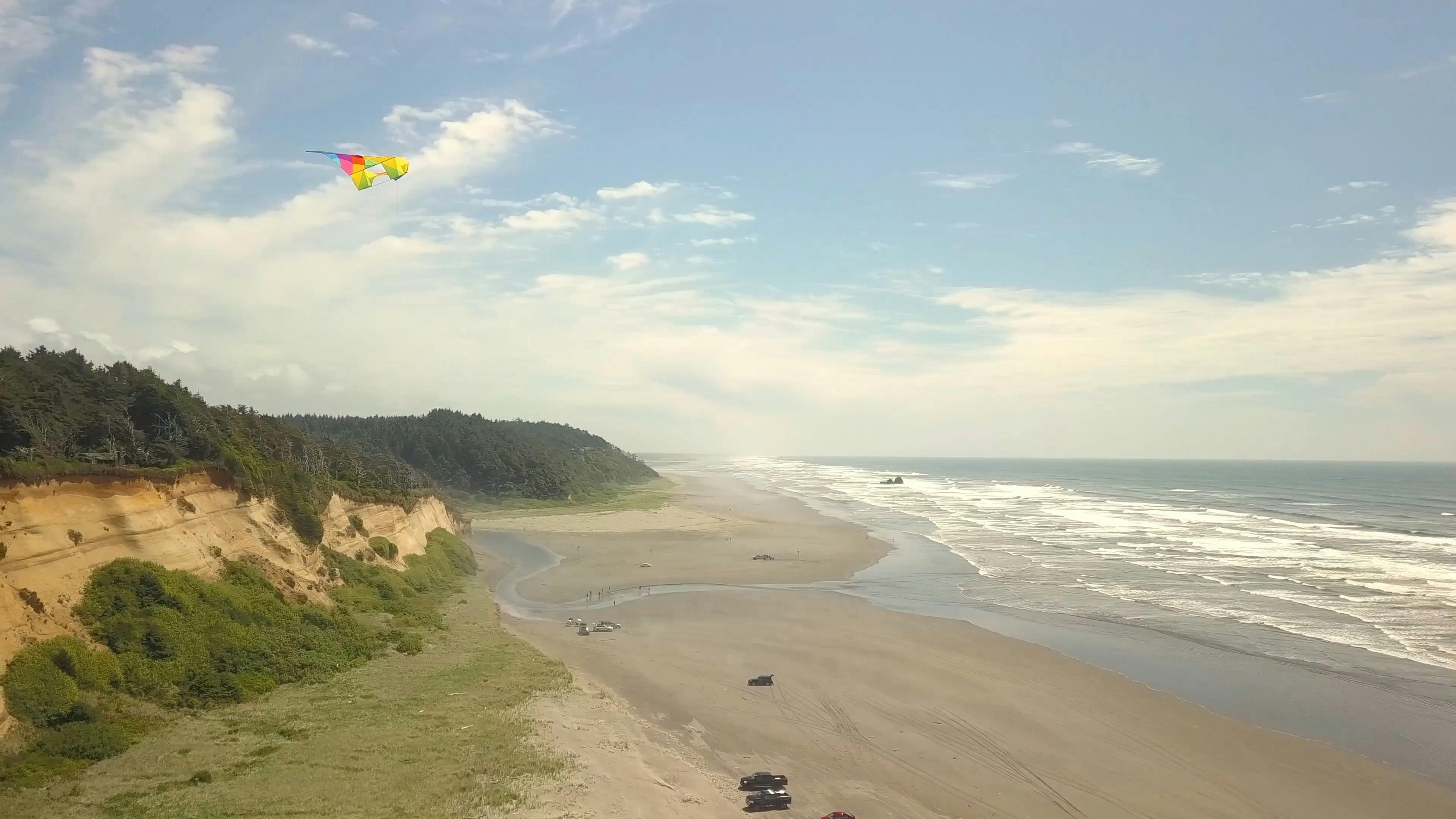 Drone Footage of a Beach · Free Stock Video