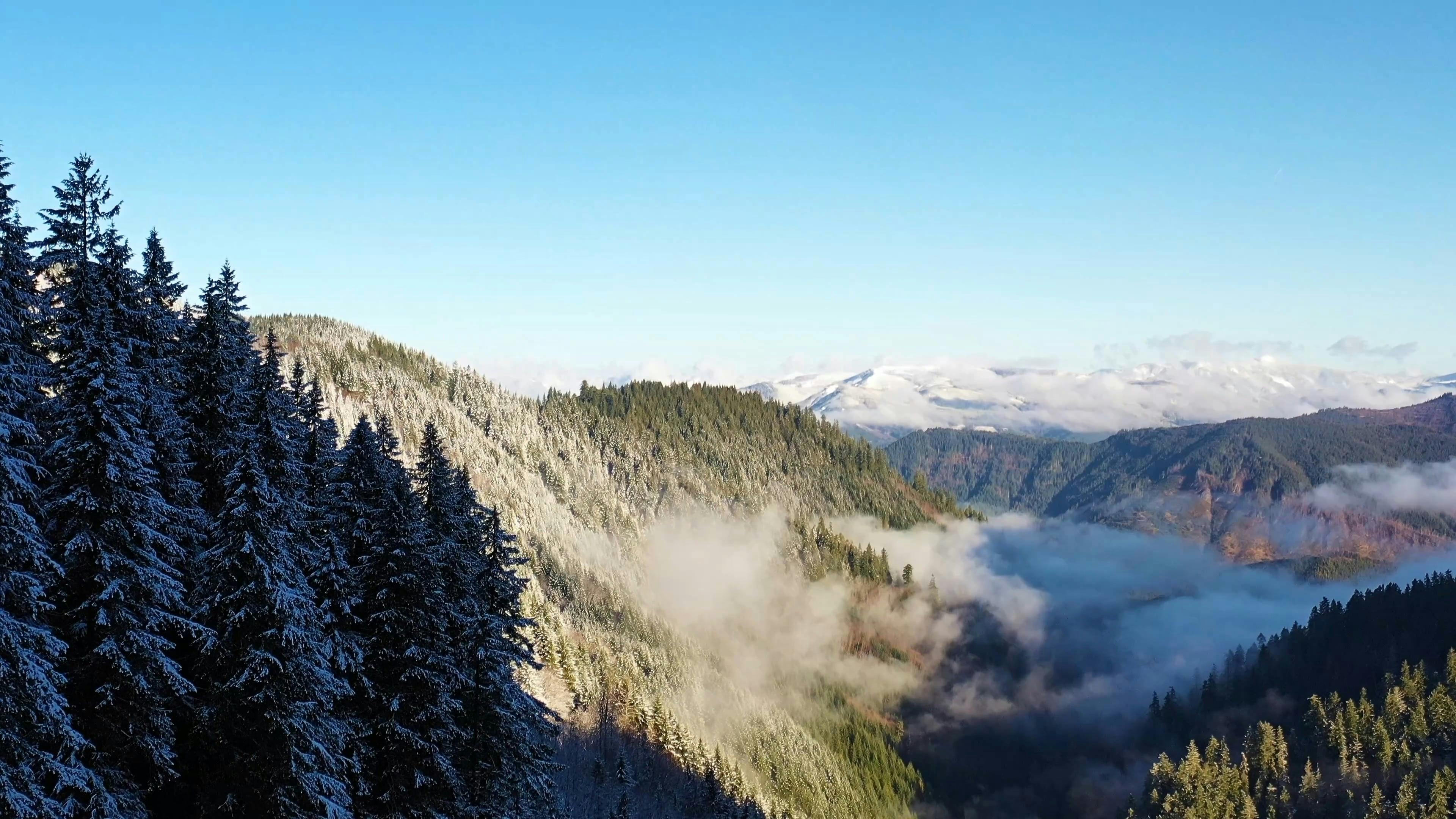 View From Mountain Peak · Free Stock Video