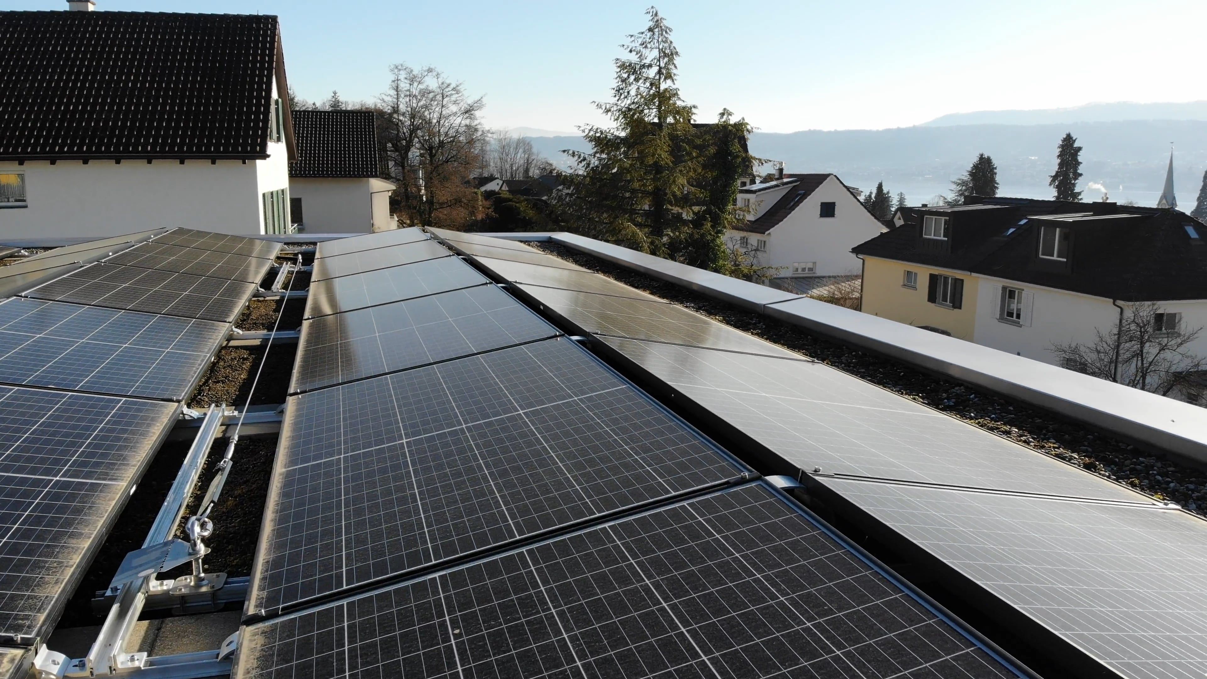 Drone Footage of Solar Panels Free Stock Video Footage, Royalty-Free 4K ...