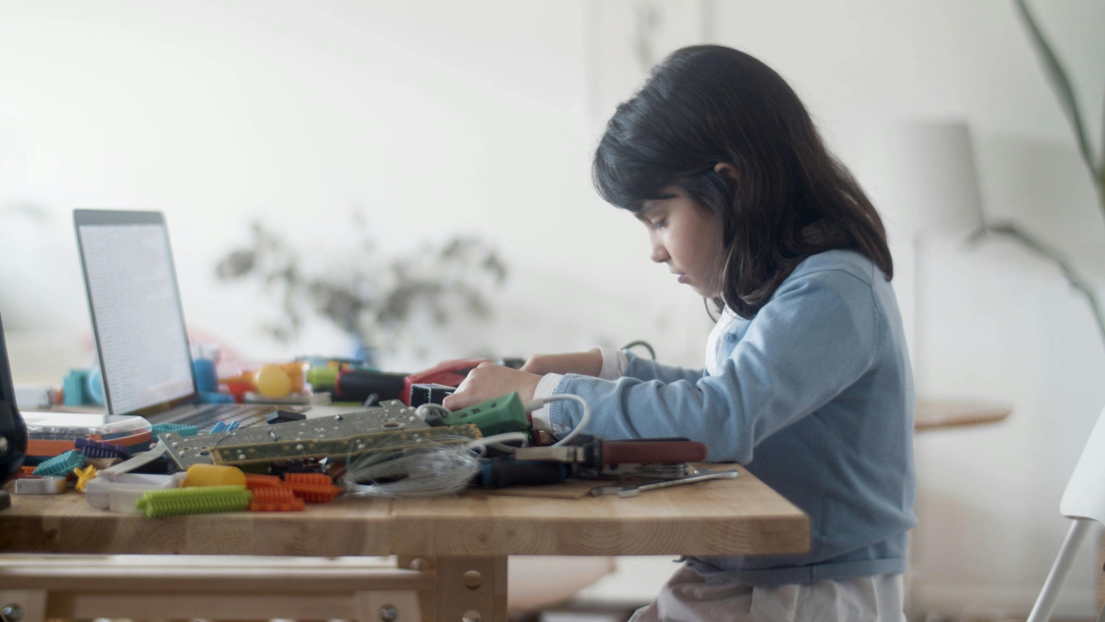 Girl Fixing Electronics Free Stock Video Footage, Royalty-Free 4K & HD ...