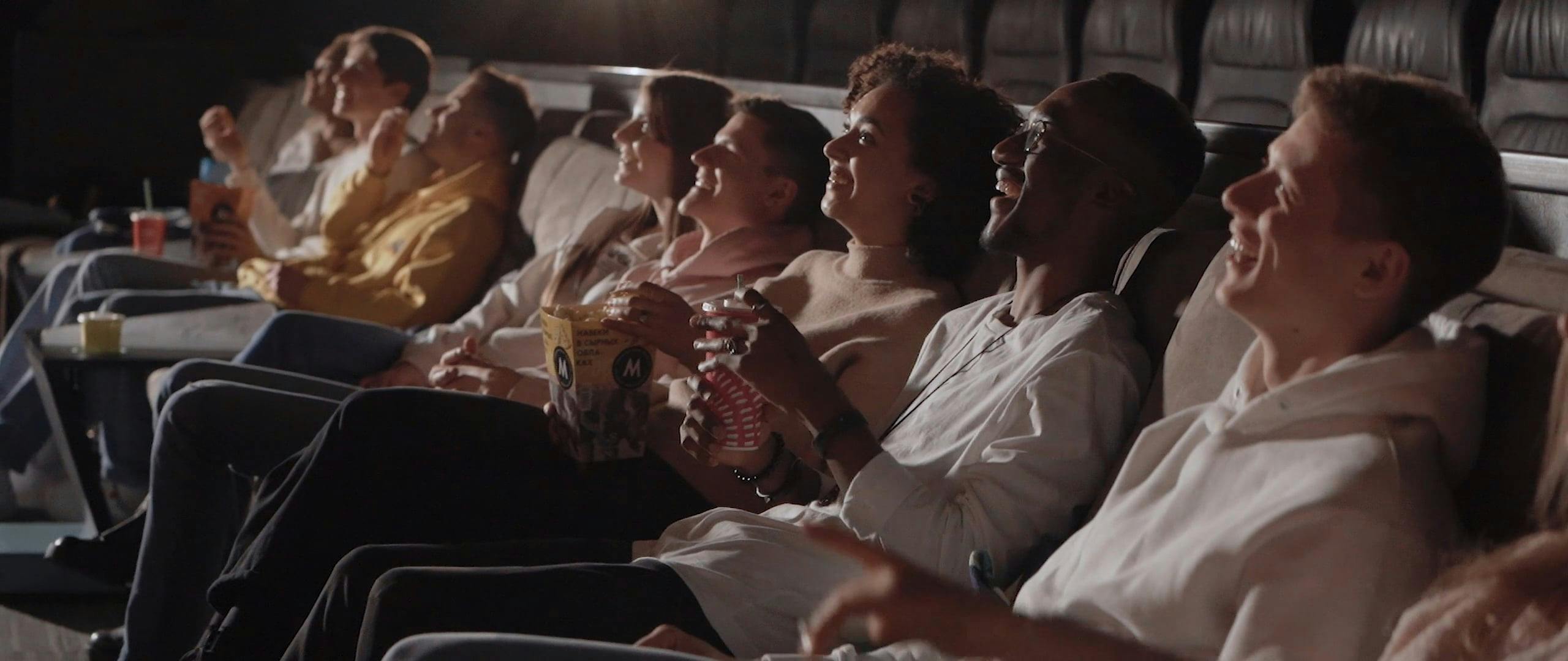 People Watching Movie in Cinema Free Stock Video Footage, Royalty-Free ...