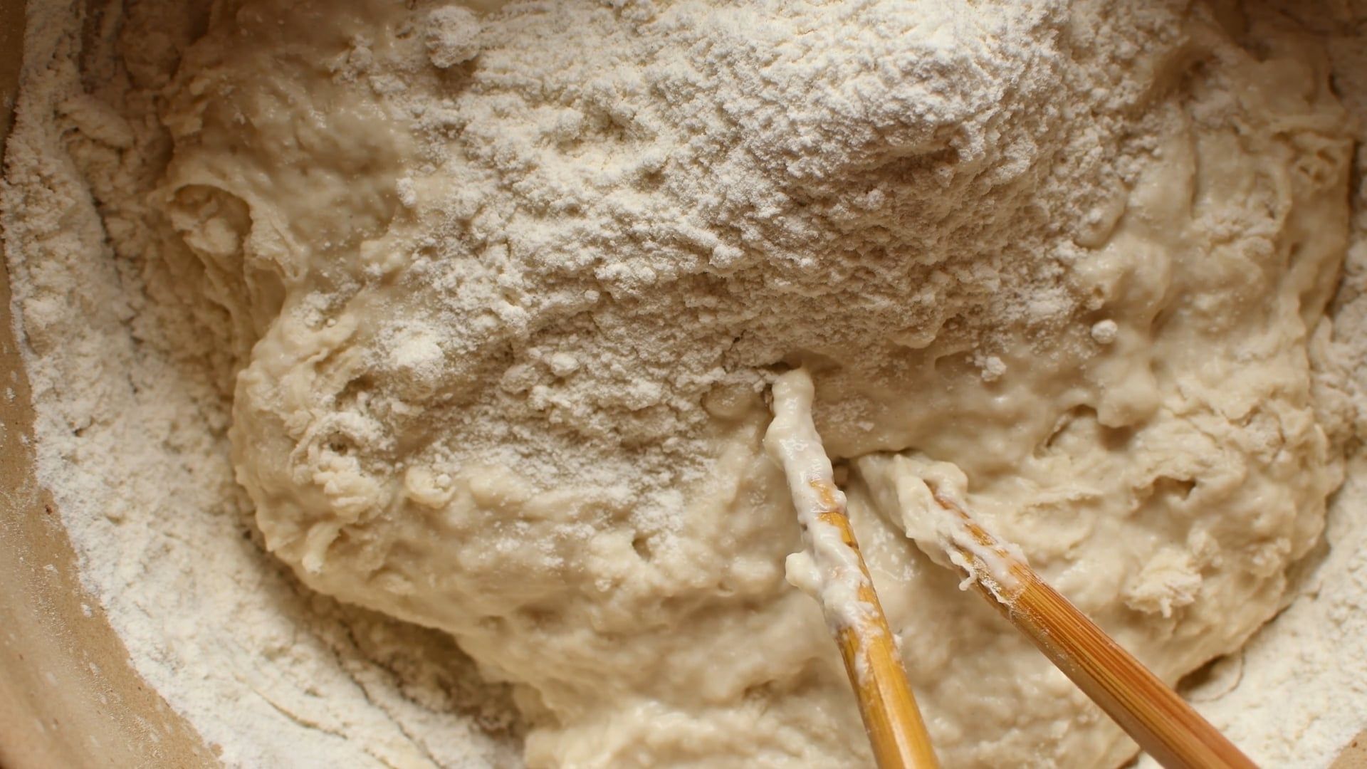 Close-Up View of Mixing a Dough Free Stock Video Footage, Royalty-Free ...