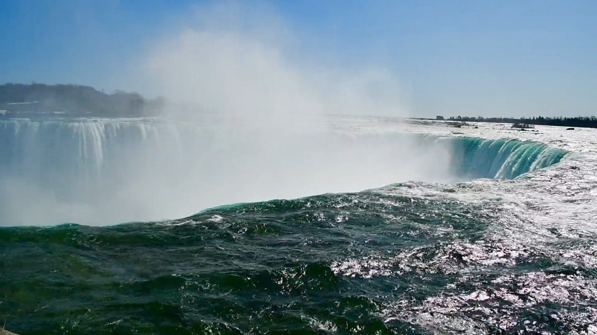 The Strong Force Of Niagara Falls Free Stock Video Footage, Royalty ...