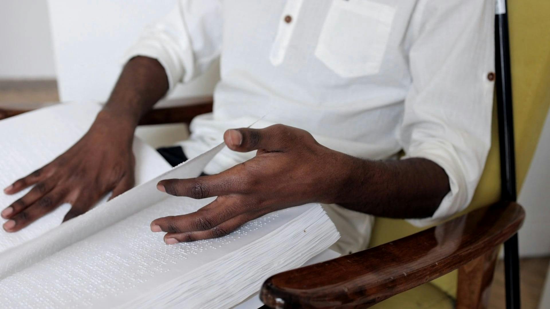 Blind Person using Braille Free Stock Video Footage, Royalty-Free 4K ...