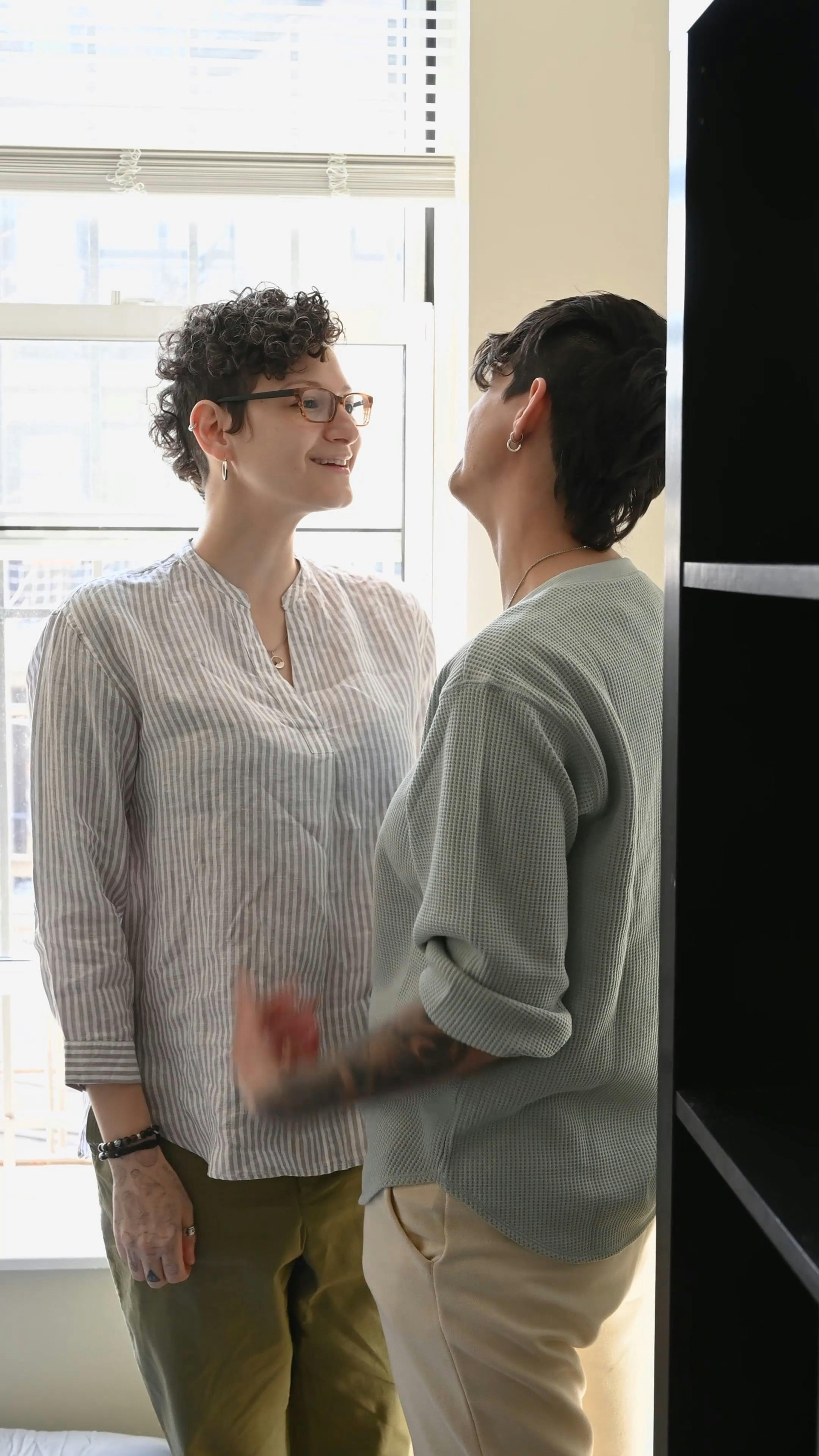 Couple Holding Hands While Talking · Free Stock Video