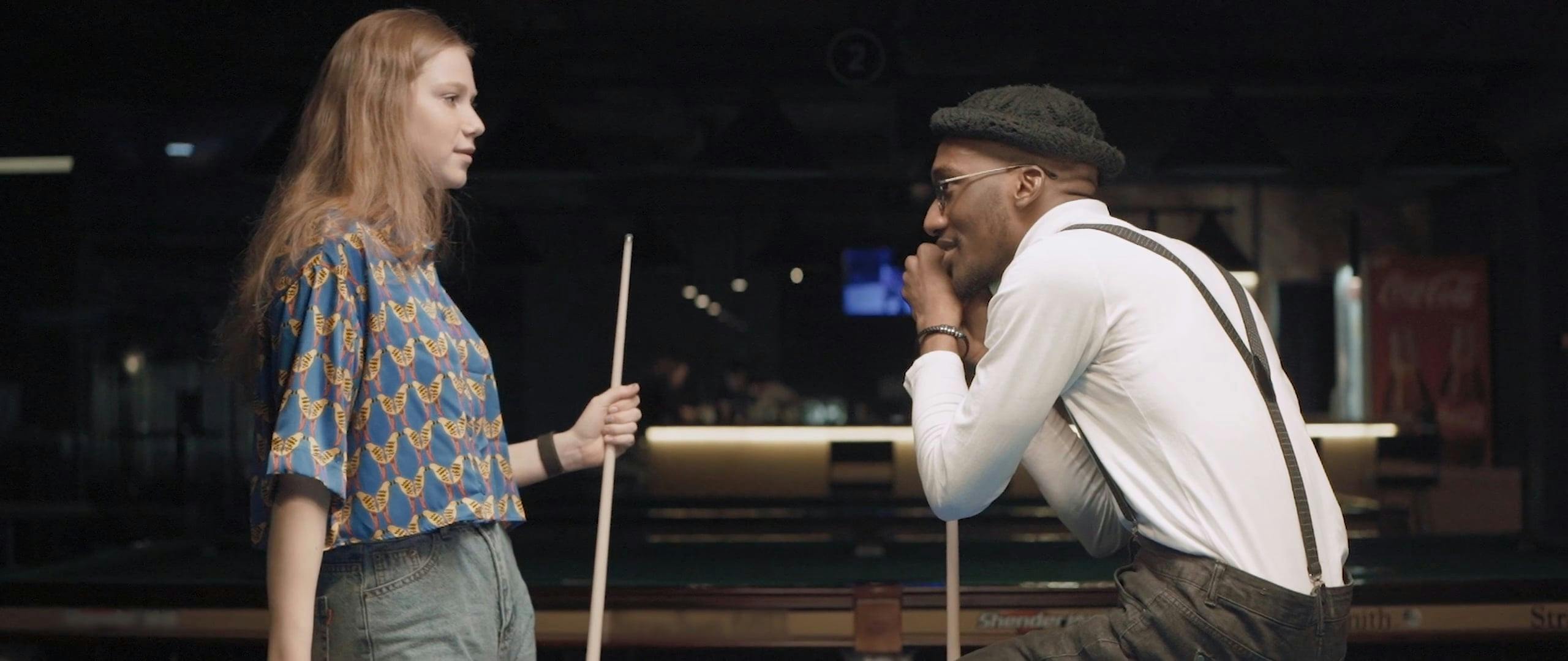 Man and Woman Talking During Billiard Game Free Stock Video Footage ...