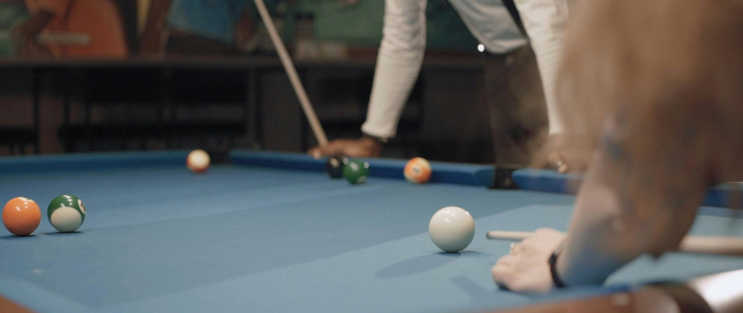 A Person Hitting a Billiard Balls Free Stock Video Footage, Royalty ...