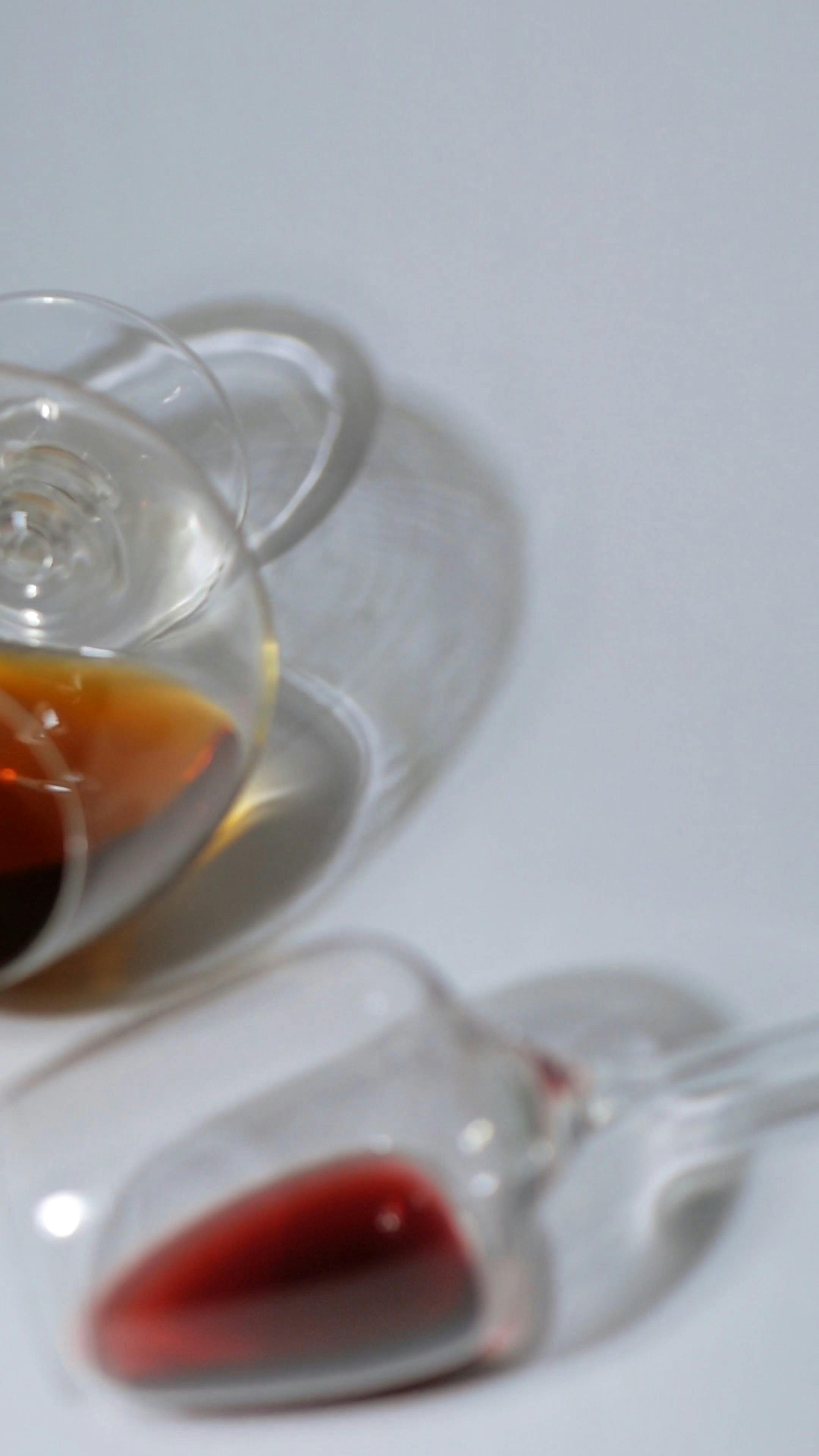 Mockup of Tipped Over Glasses Free Stock Video Footage, Royalty-Free 4K ...