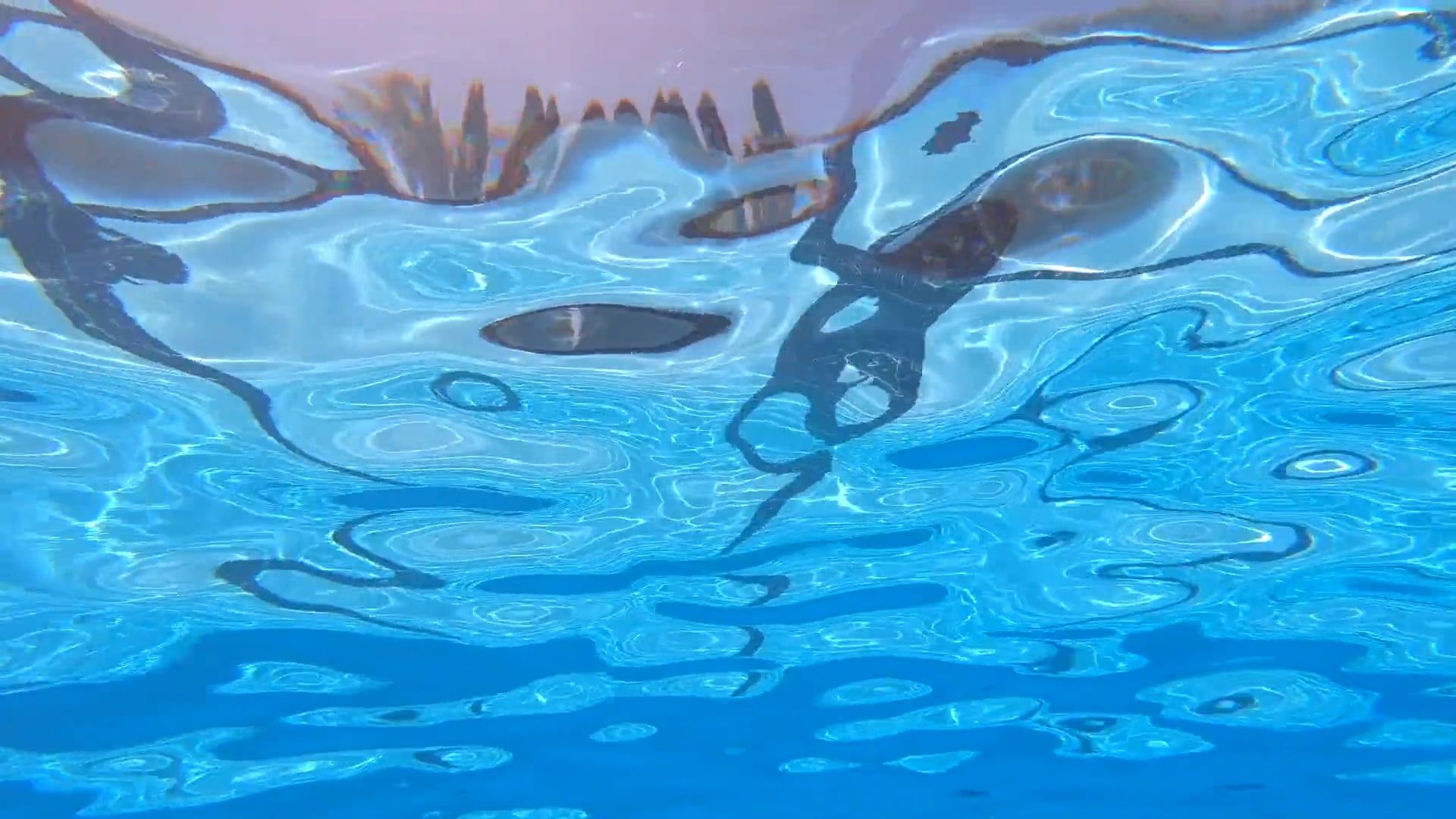 Earth's Surface Footage From A Camera Submerged Underwater Free Stock ...