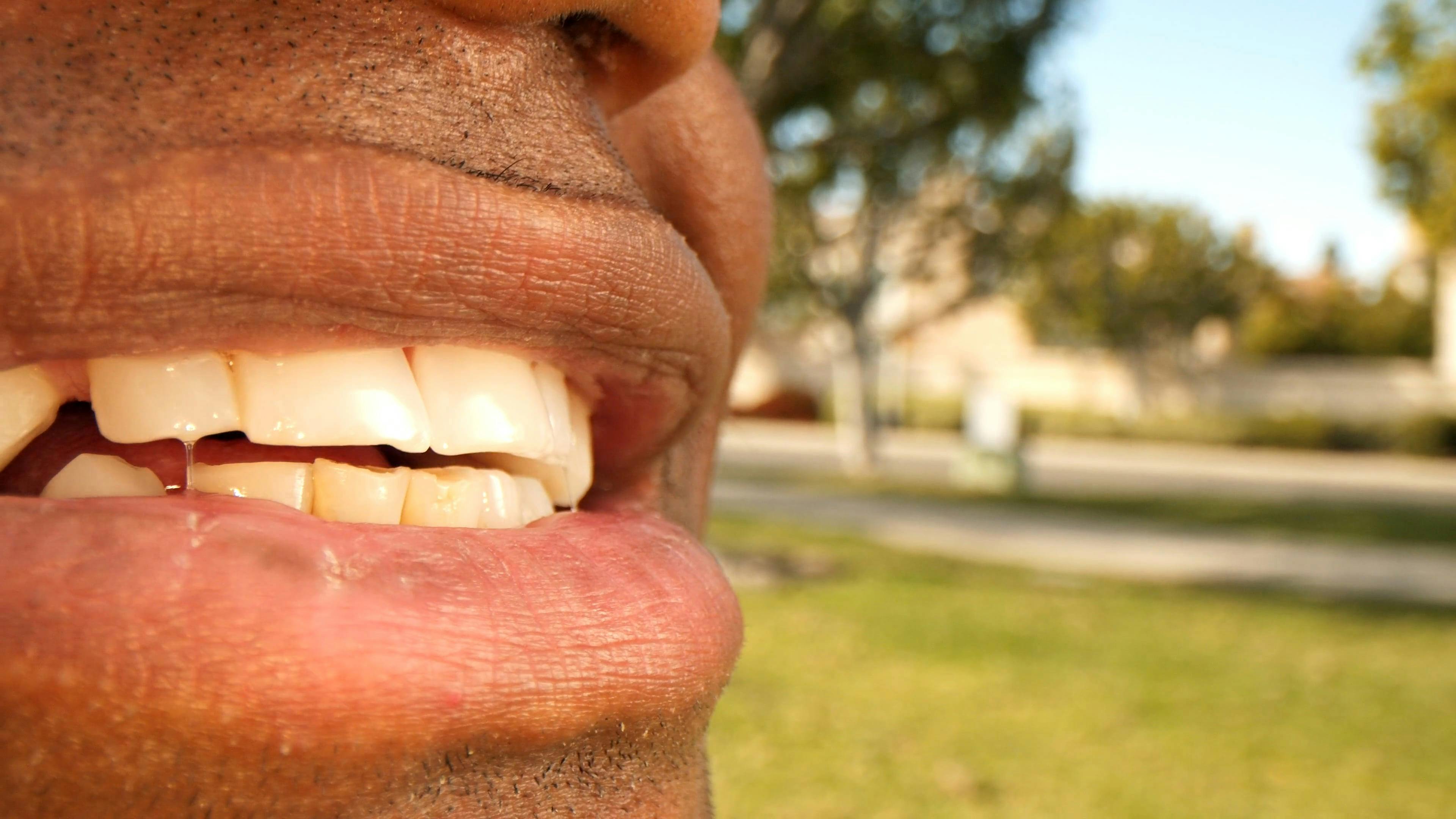 Close Up Shot of a Man's Mouth While Talking Free Stock Video Footage ...