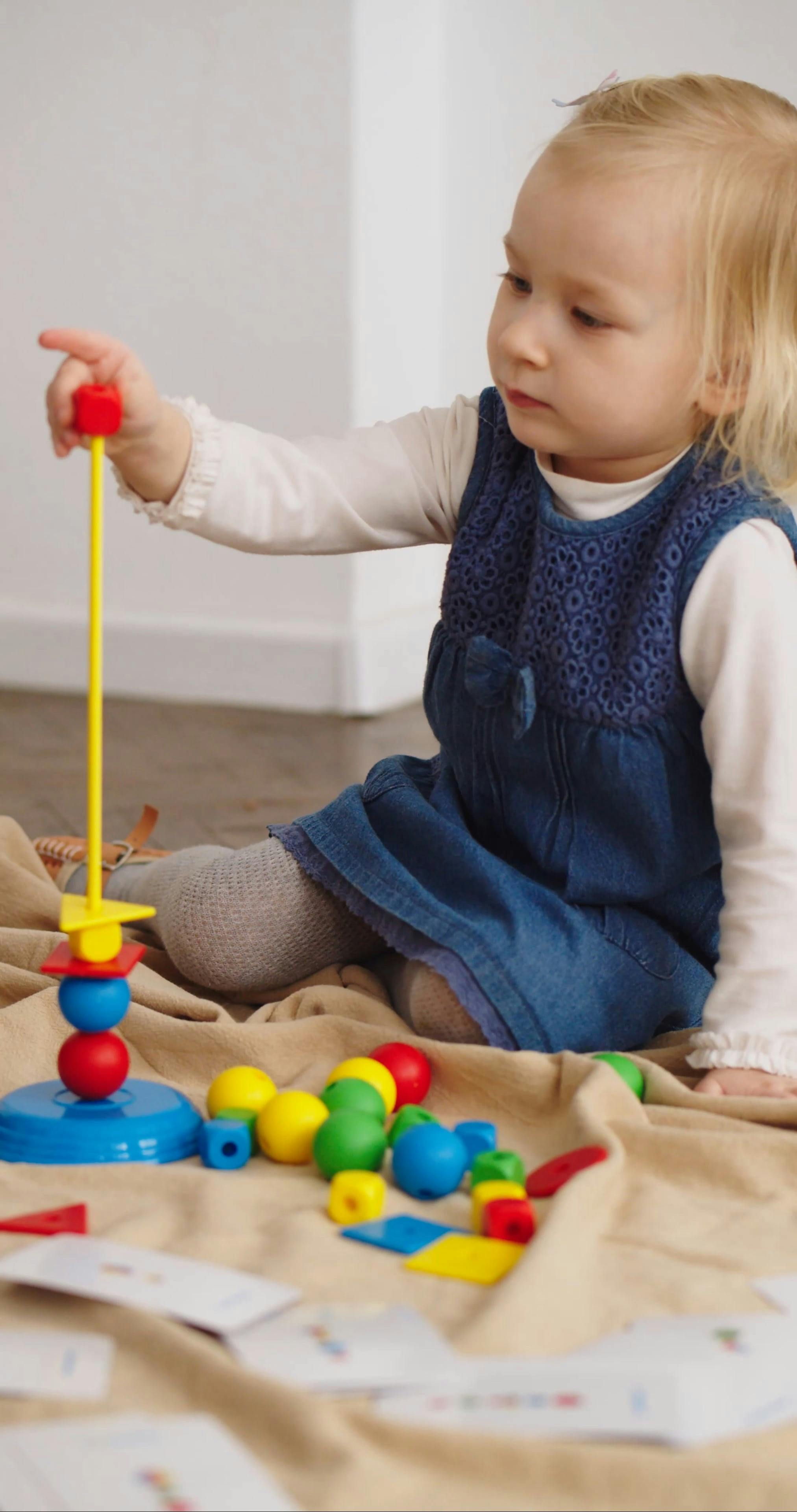 Girl Playing With Blocks Videos, Download The BEST Free 4k Stock Video ...