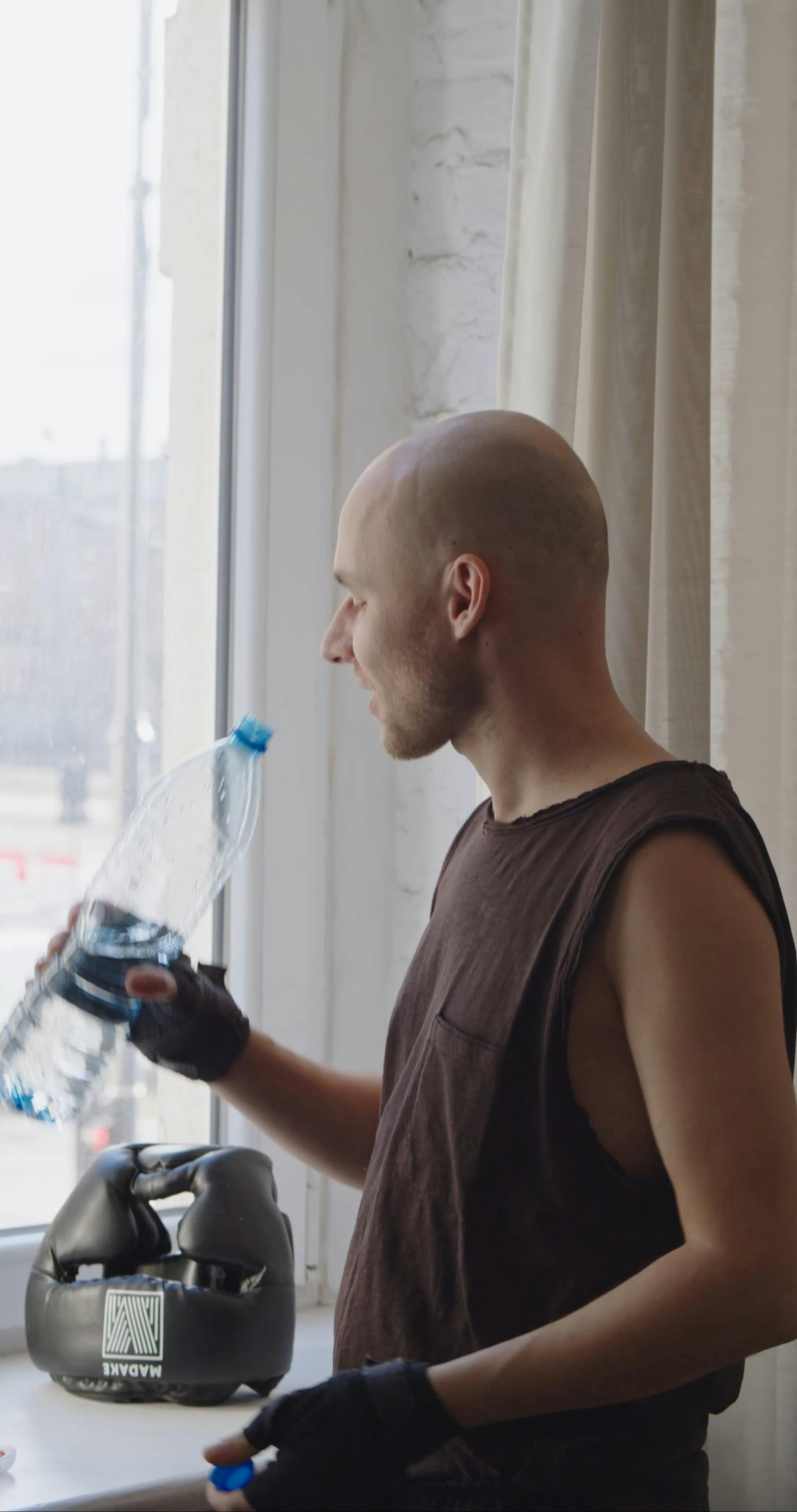 Video of a Man Drinking Water Free Stock Video Footage, Royalty-Free 4K ...