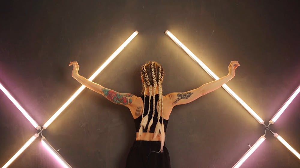 Woman With Braids And Make Up · Free Stock Video