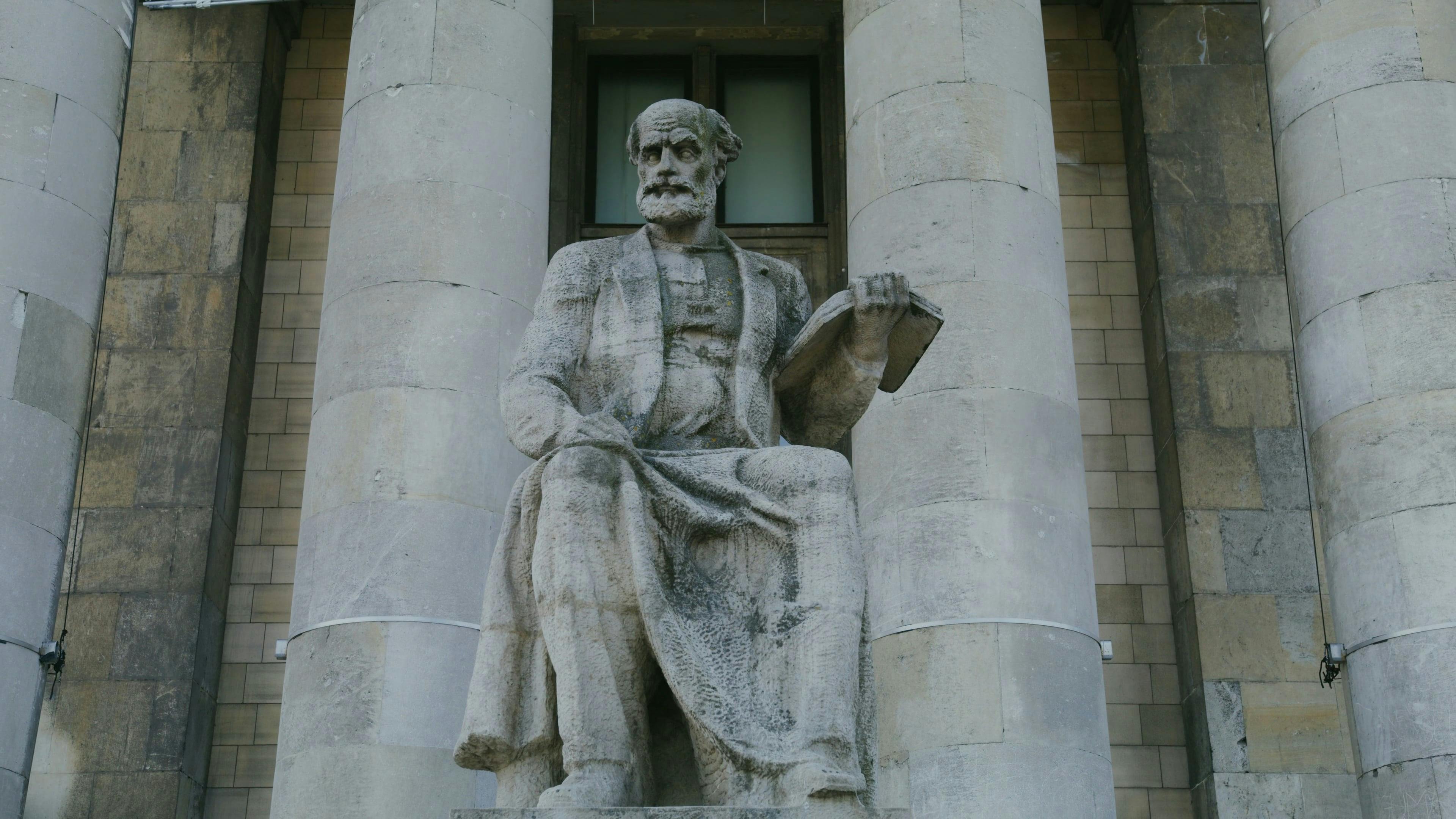 A Historical Statue Made Of Stone · Free Stock Video