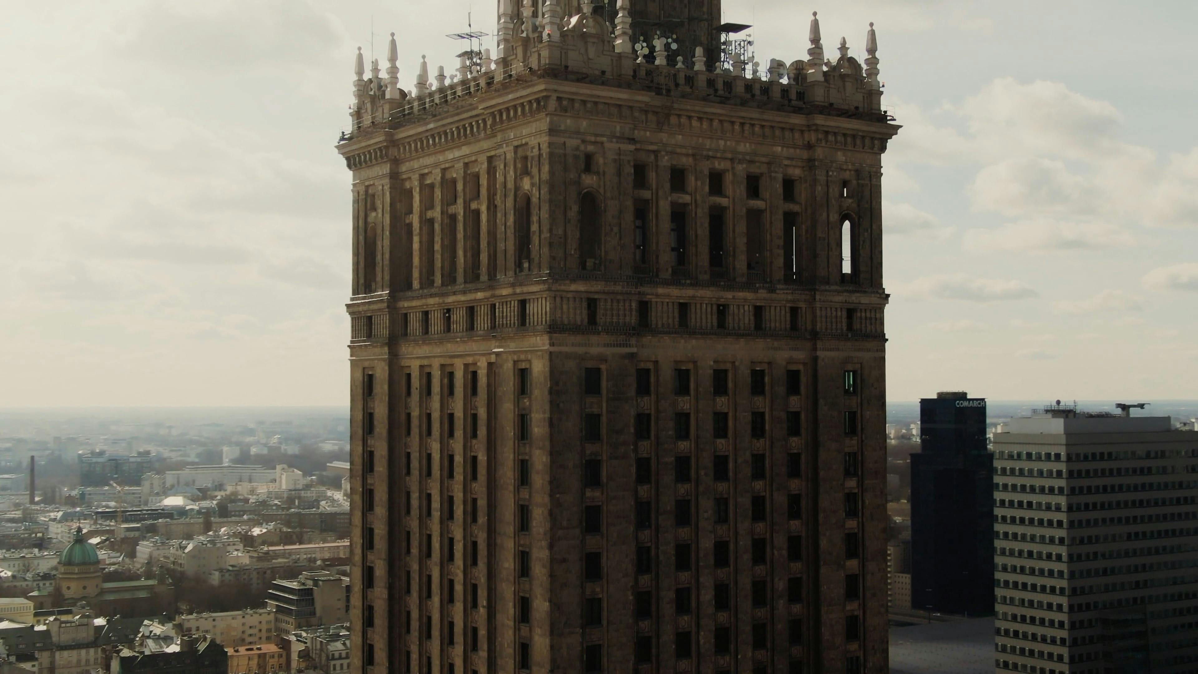 The Tower Of The Science and Culture Building In Warsaw Free Stock ...