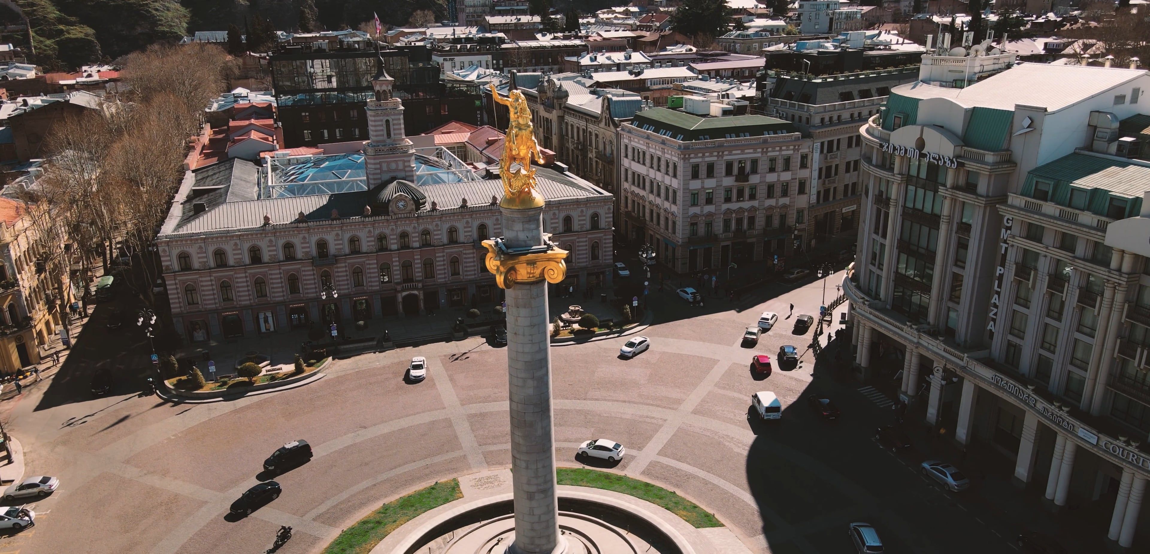 An Aerial Footage of Tbilisi, Georgia Free Stock Video Footage, Royalty ...