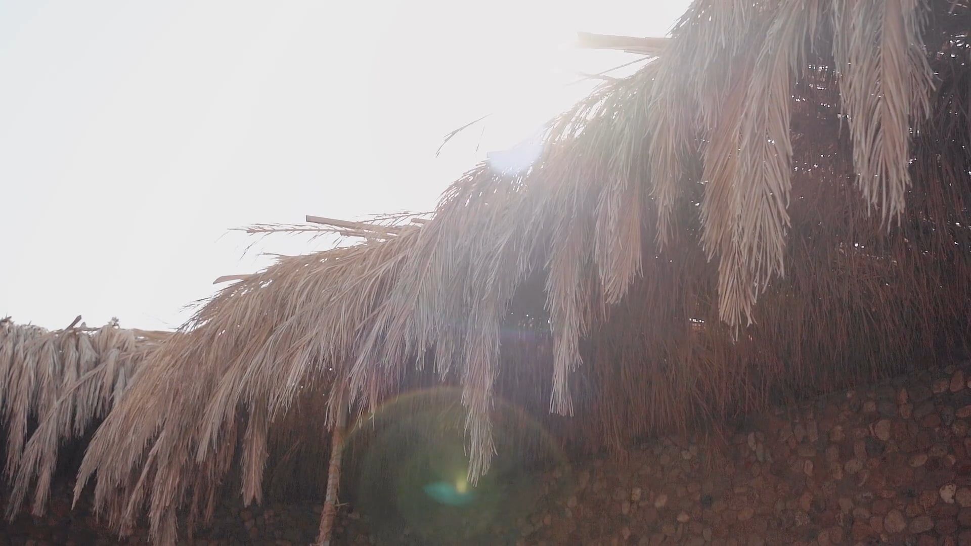 Wind Blowing In Straw Roof Free Stock Video Footage, Royalty-Free 4K ...