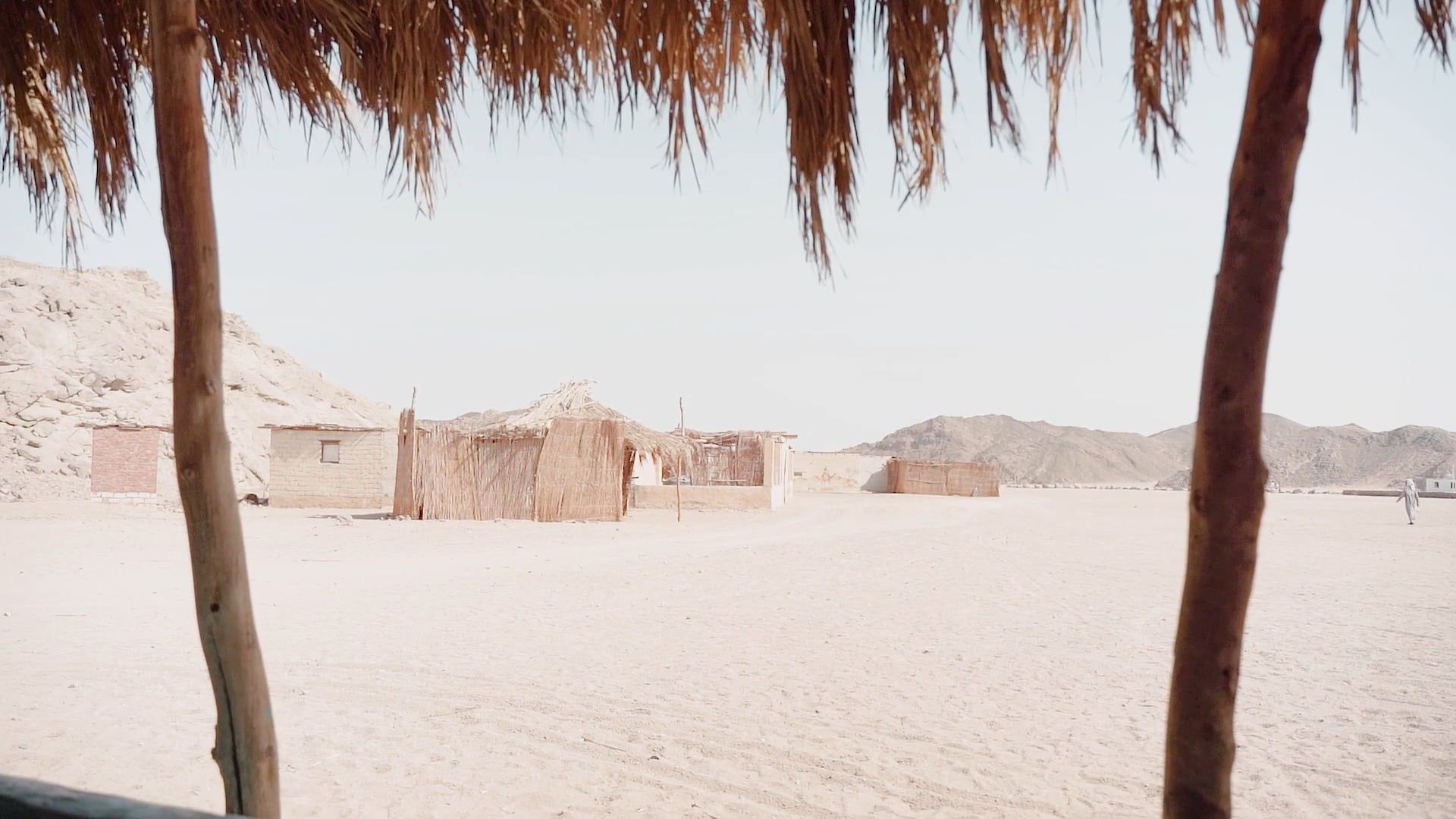 Huts in Desert Free Stock Video Footage, Royalty-Free 4K & HD Video Clip