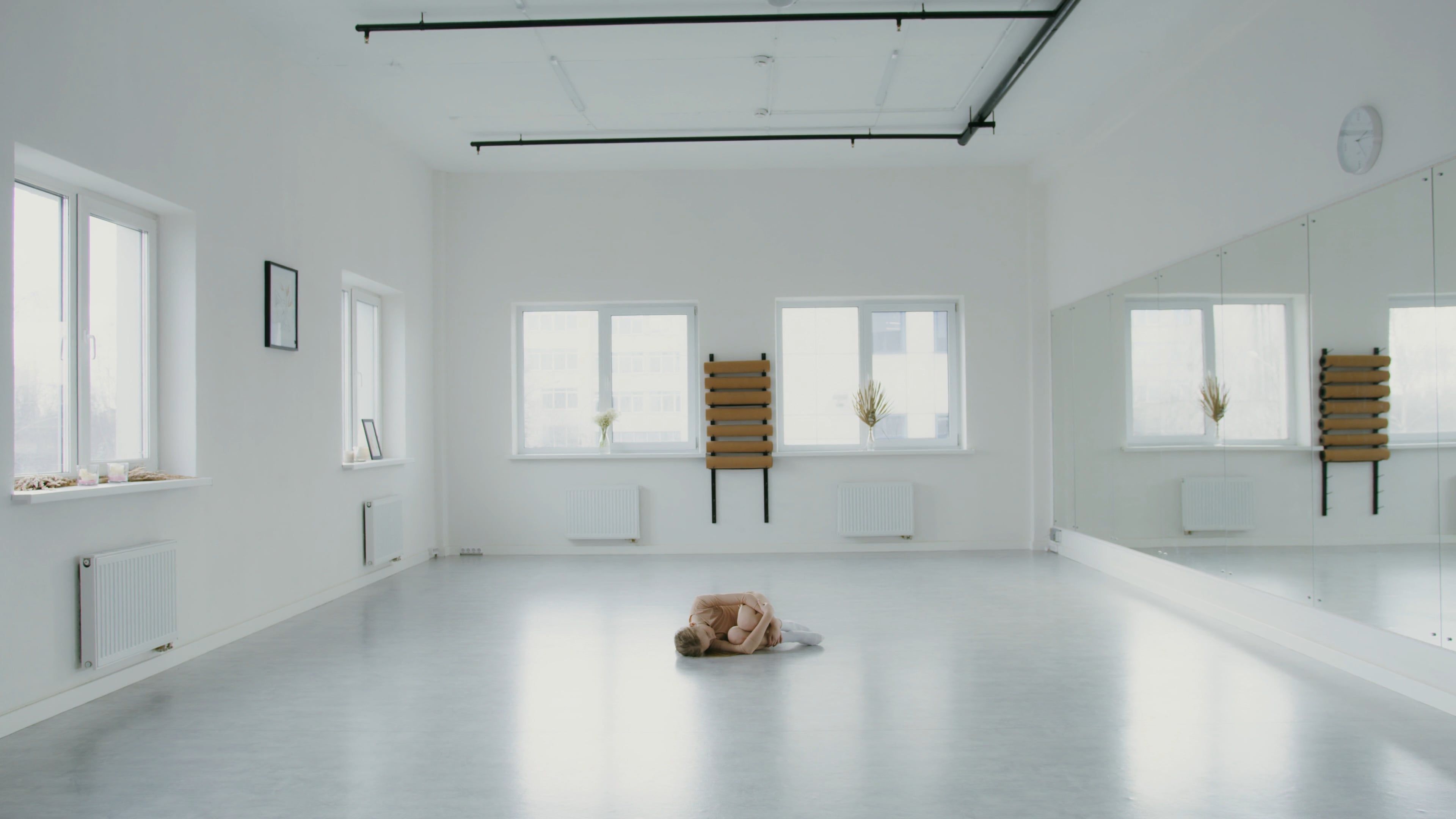 A Girl Dancing on a Dance Studio Free Stock Video Footage, Royalty-Free ...