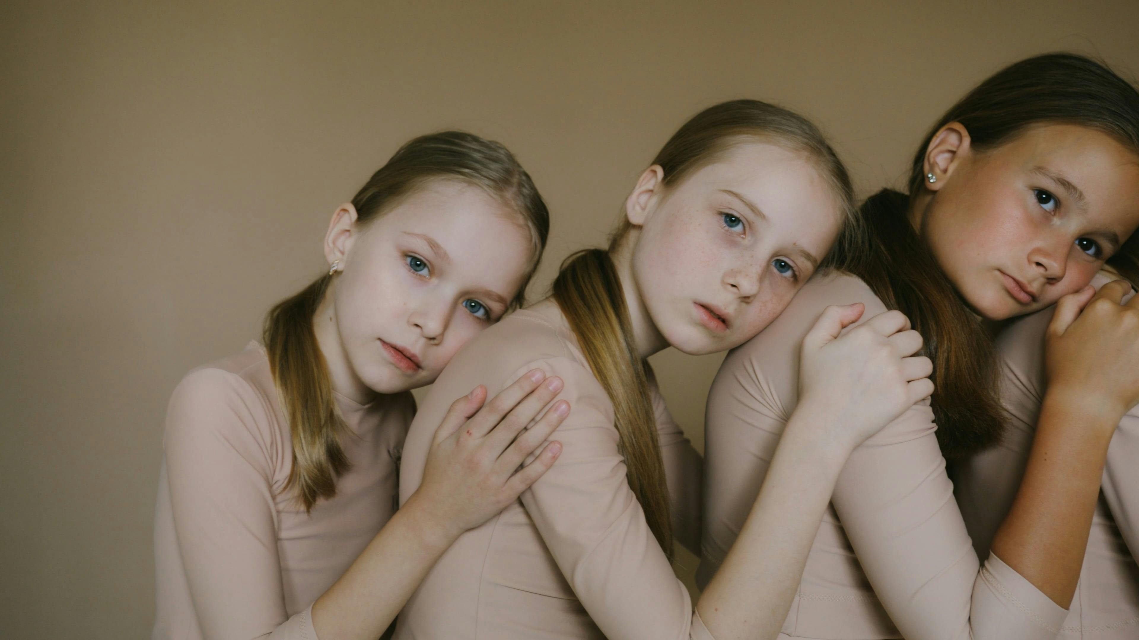 Girls Leaning on Each Others Arms Free Stock Video Footage, Royalty ...