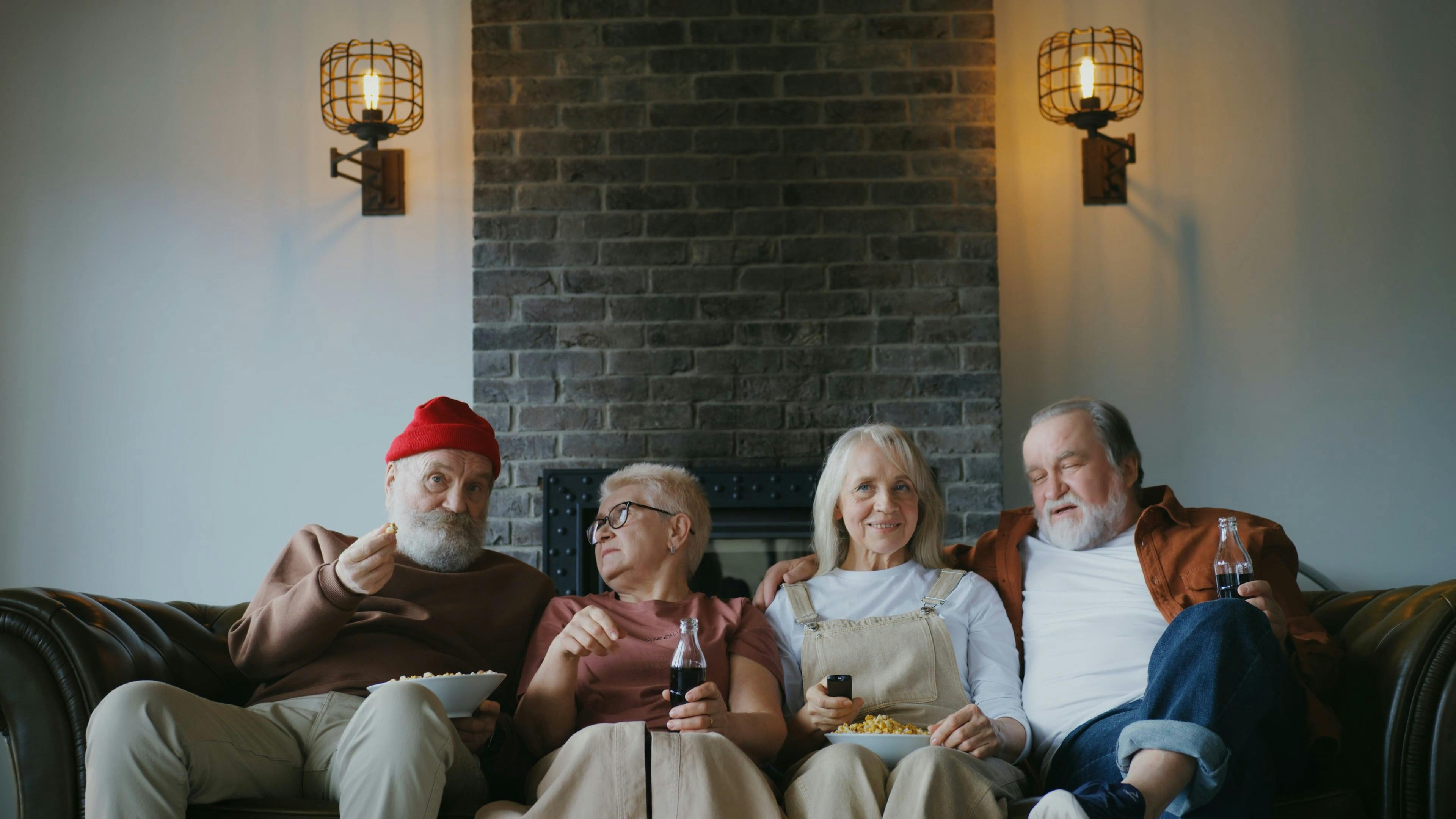 People Sitting on a Couch Free Stock Video Footage, Royalty-Free 4K ...