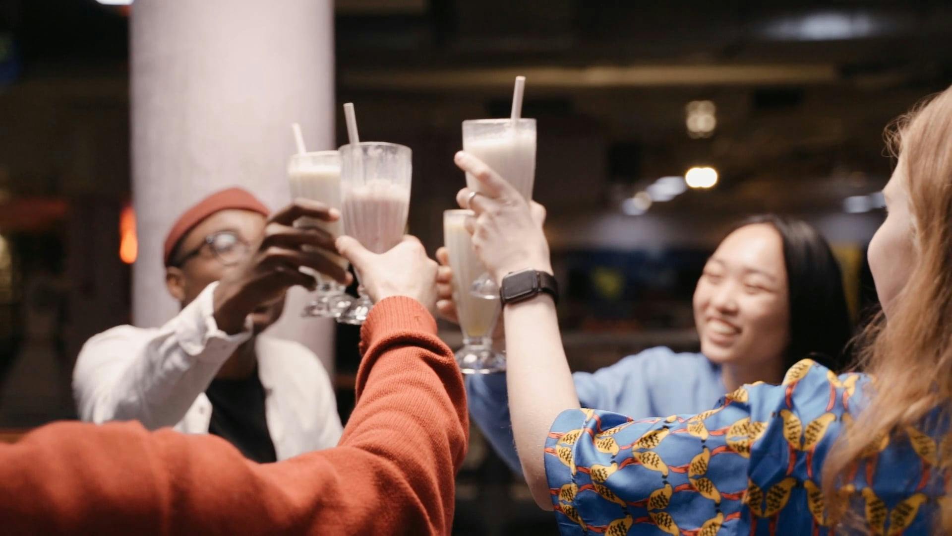 Friends Toasting With Milkshakes Free Stock Video Footage, Royalty-Free ...