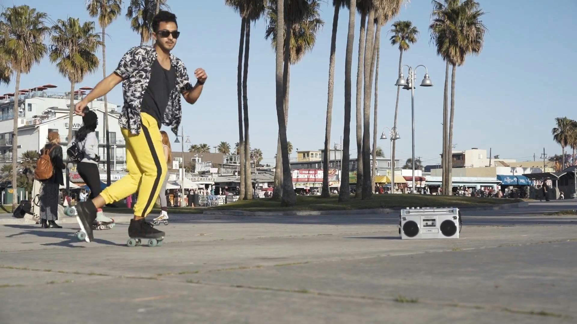 Dancing While Wearing Roller Skate · Free Stock Video