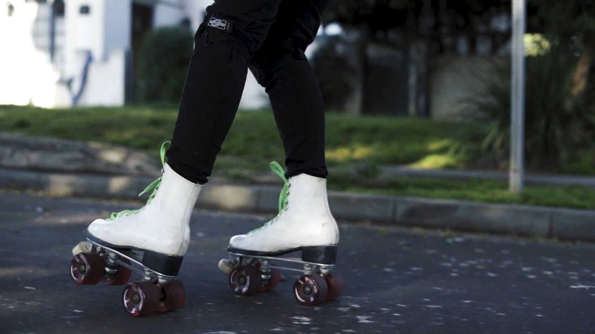 Person Roller Skating on the Street Free Stock Video Footage, Royalty ...