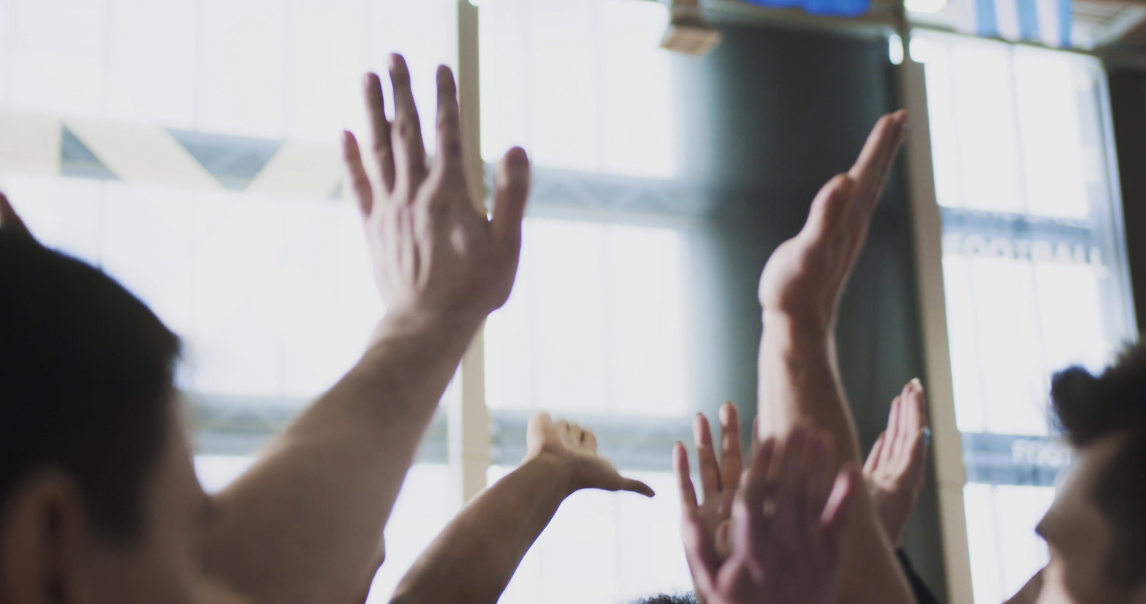 People Doing High Five Together Free Stock Video Footage, Royalty-Free ...