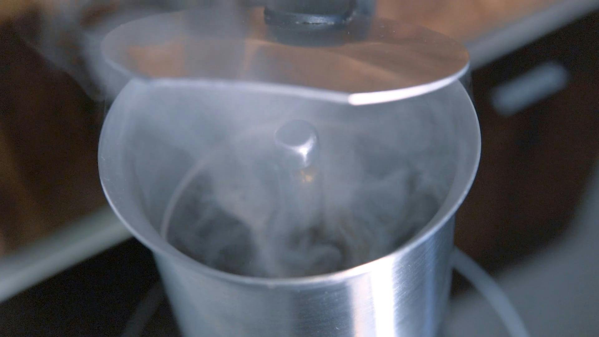 Boiling Coffee on a Metal Pot Free Stock Video Footage, Royalty-Free 4K ...