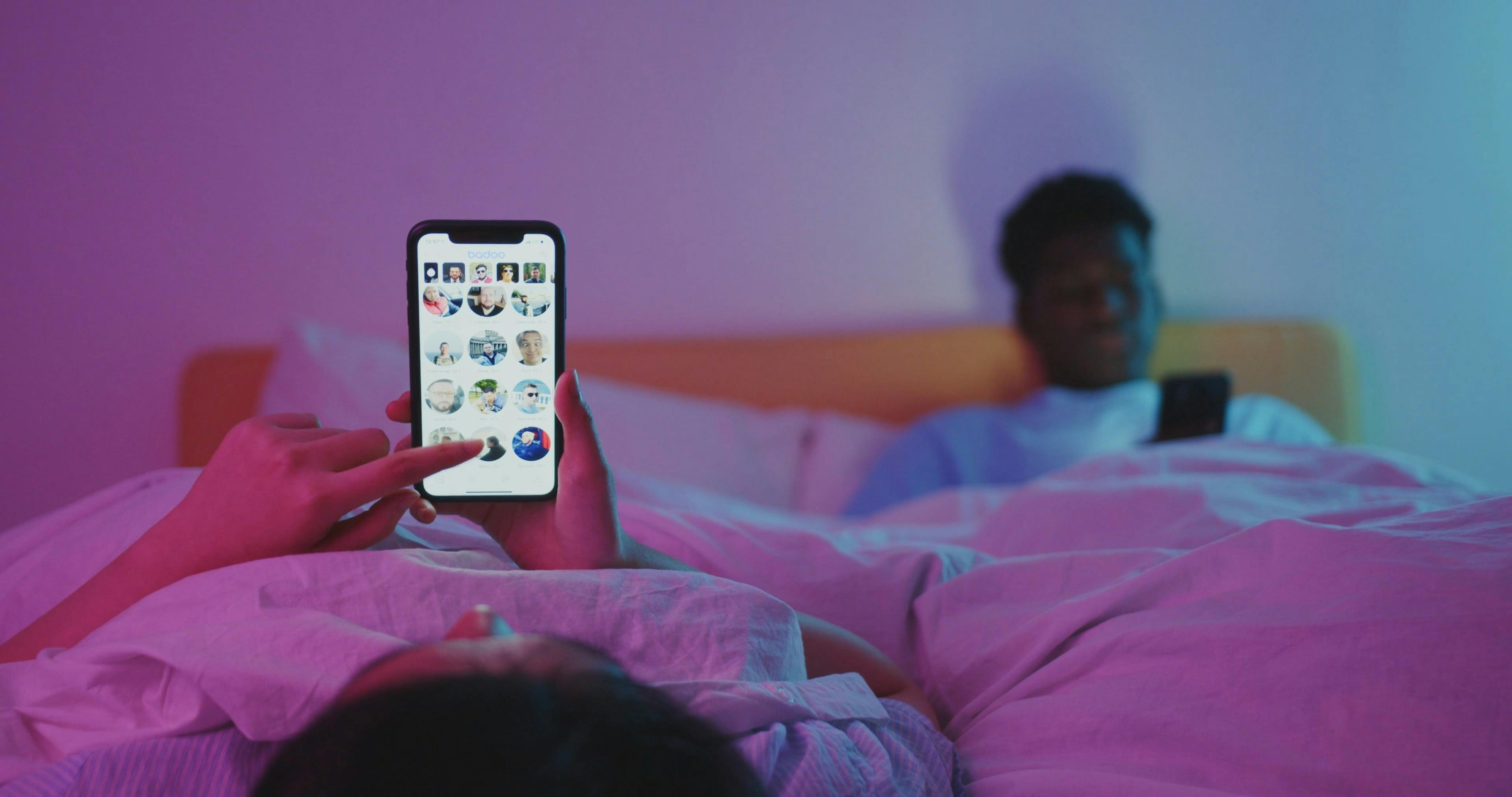 Person Using Smartphone Browsing on an App · Free Stock Video