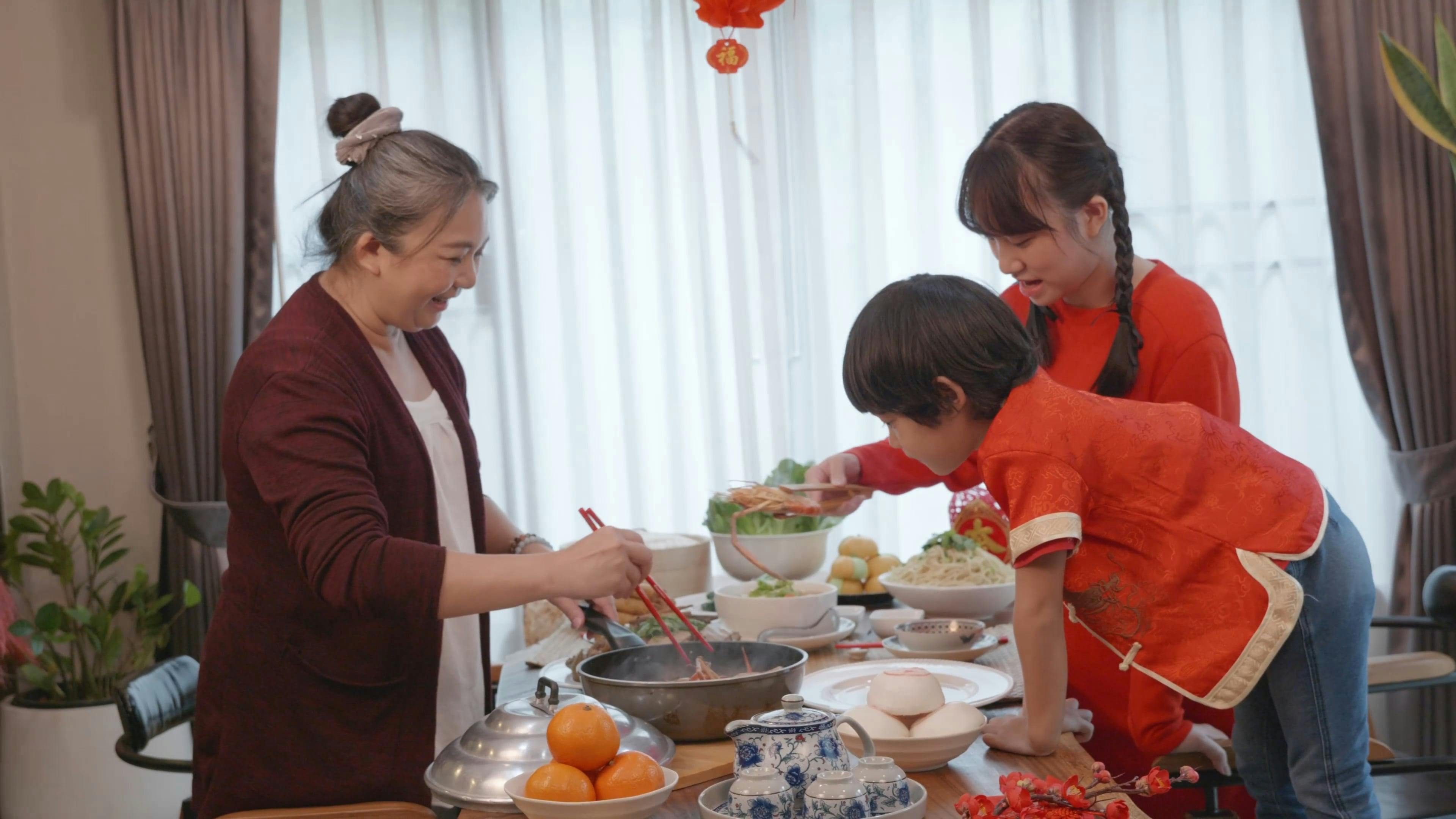 Transferring Cooked Food in a Plate Free Stock Video Footage, Royalty ...