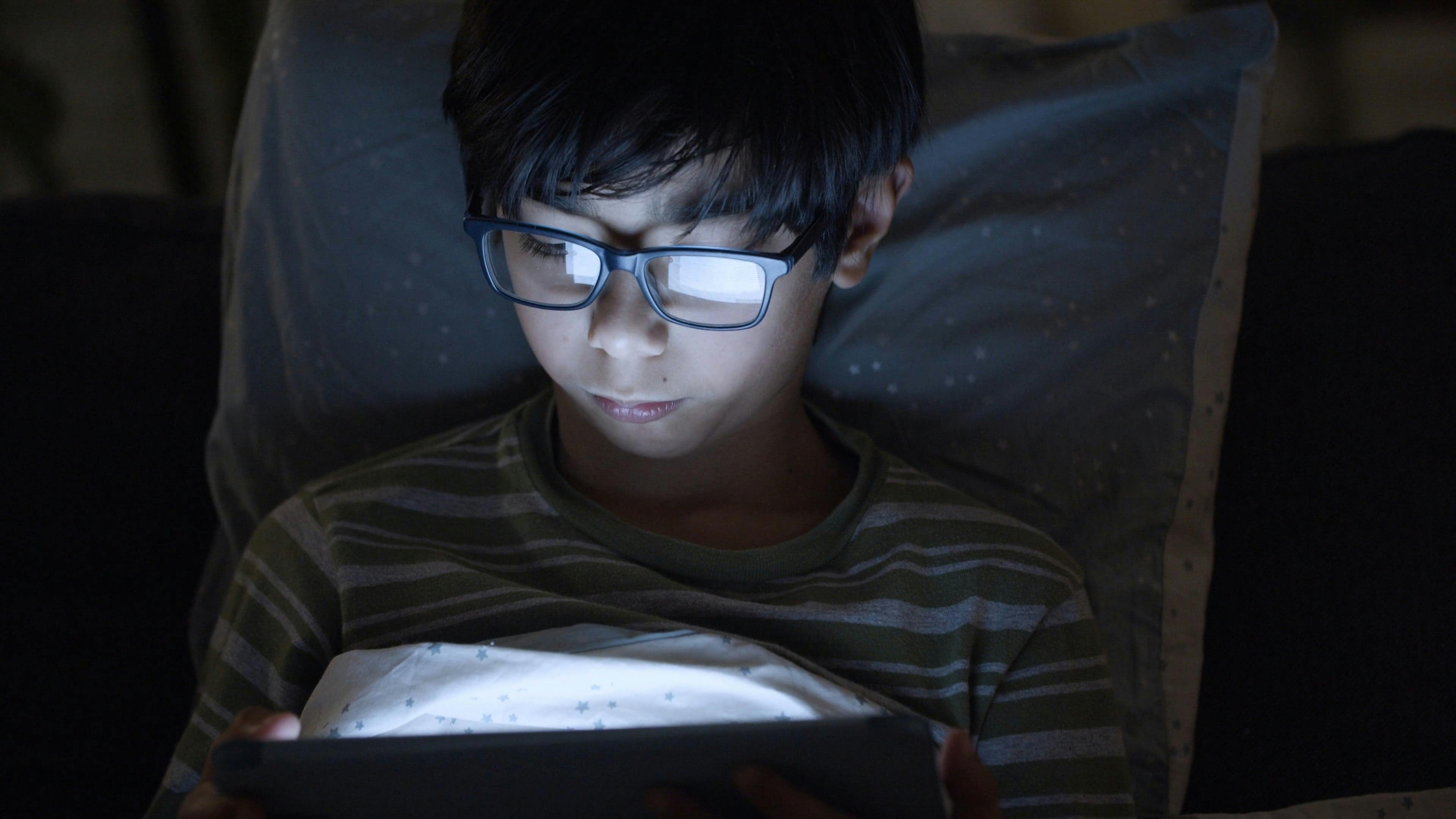 Boy Using a Tablet · Free Stock Video
