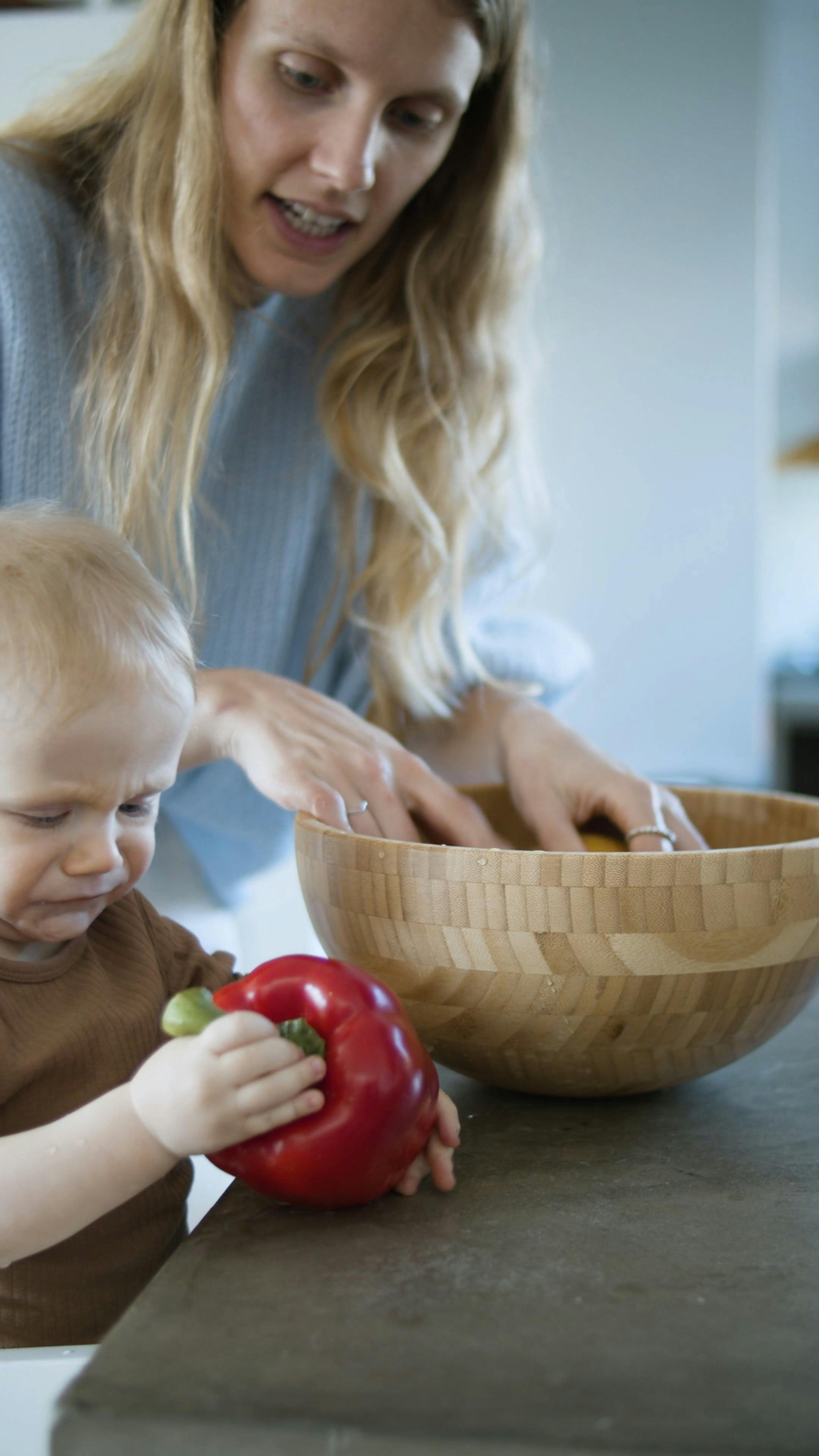 Mom Teaching Her Child · Free Stock Video