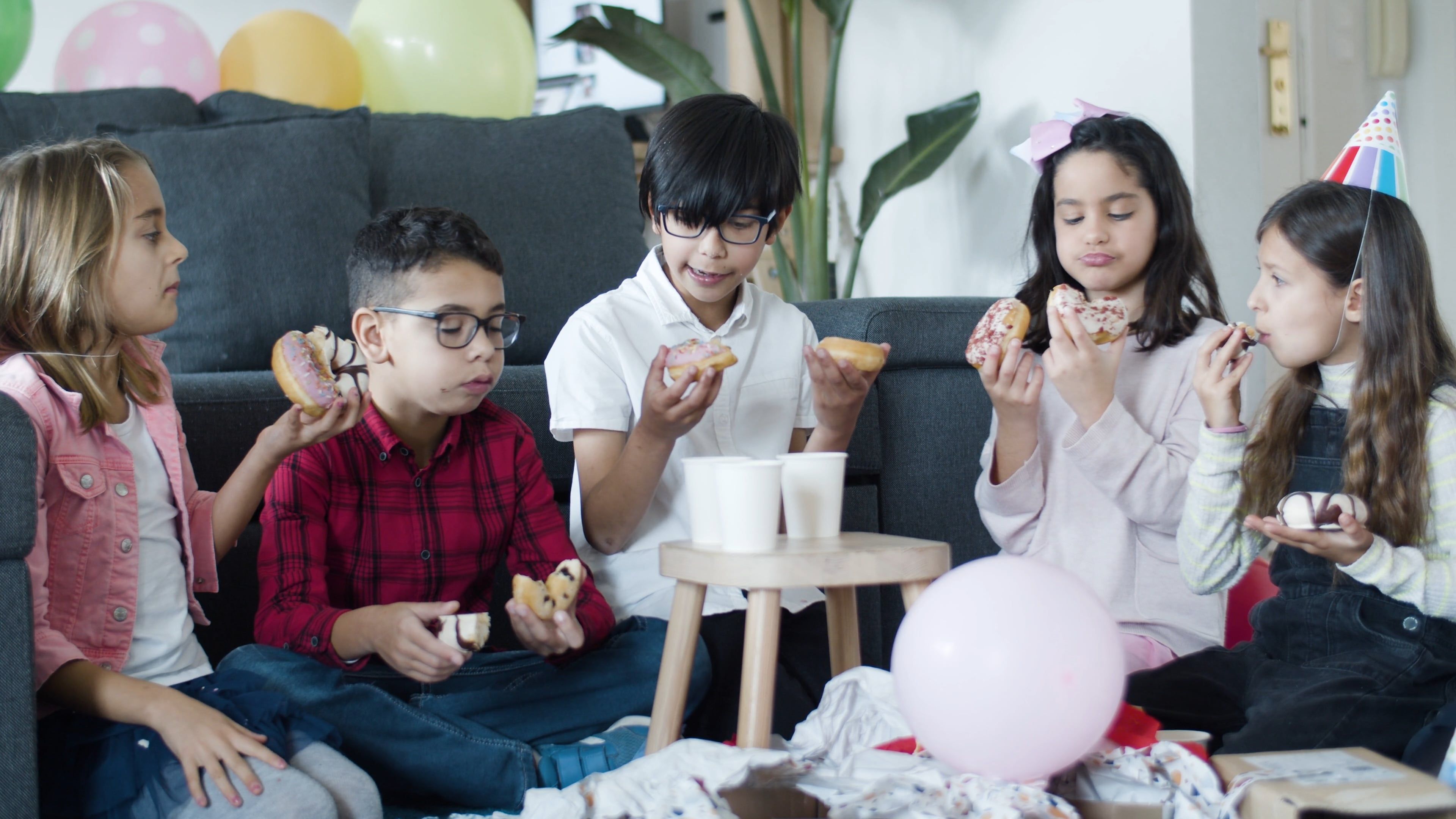Children Eating Donuts Free Stock Video Footage, Royalty-Free 4K & HD ...