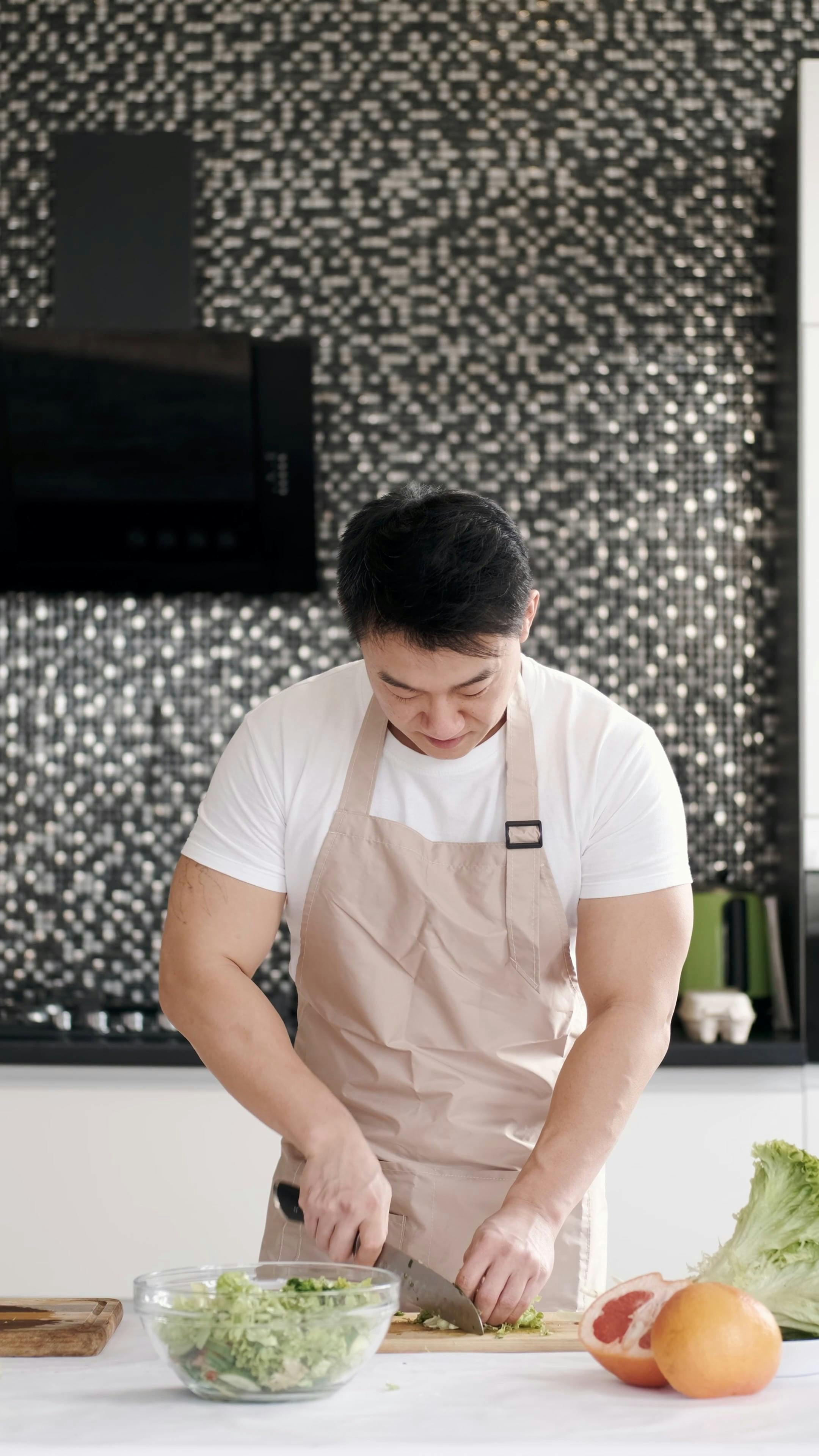 Man Chopping Vegetable Free Stock Video Footage, Royalty-Free 4K & HD ...