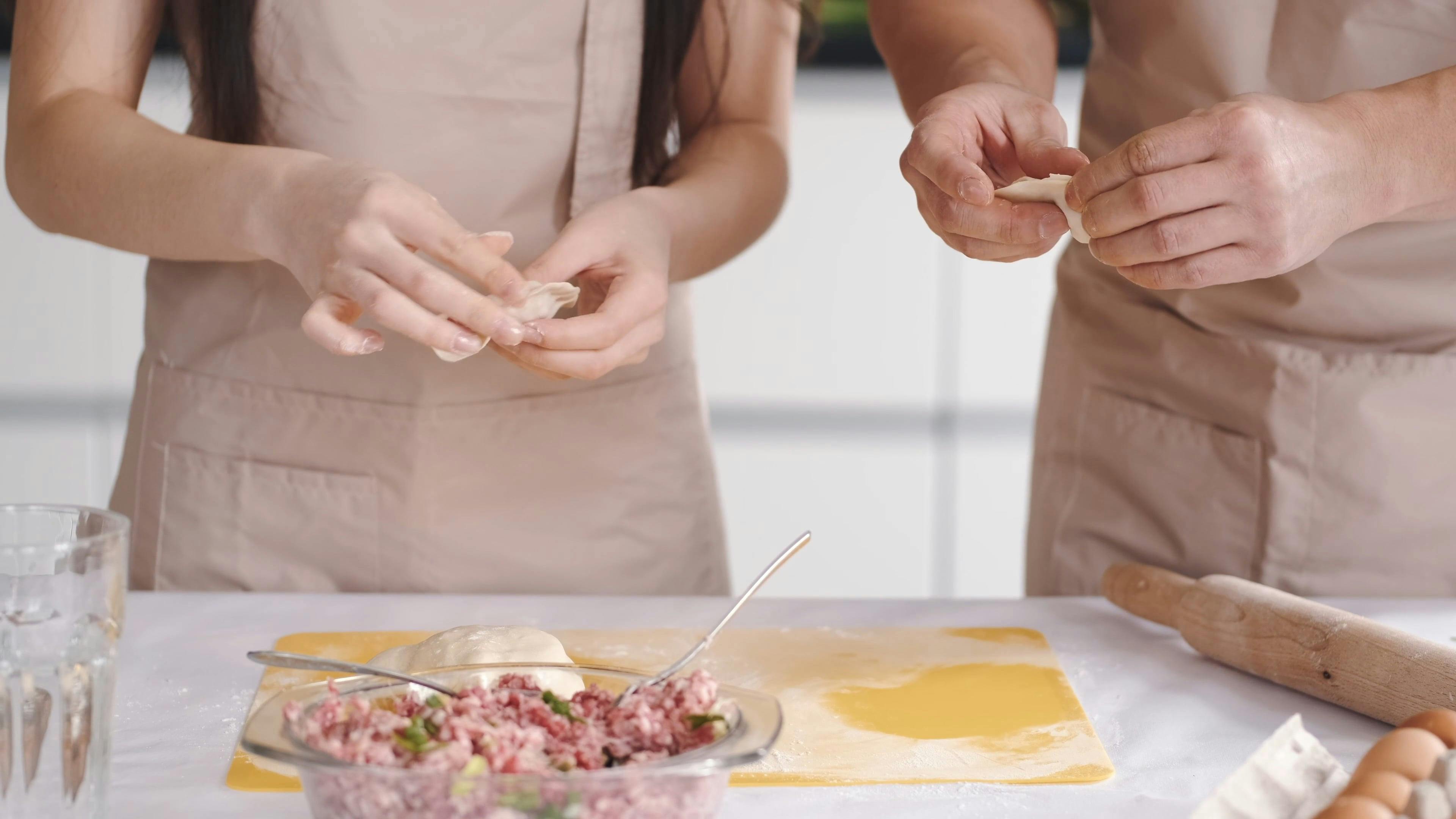 People Making Dumplings Free Stock Video Footage, Royalty-Free 4K & HD ...