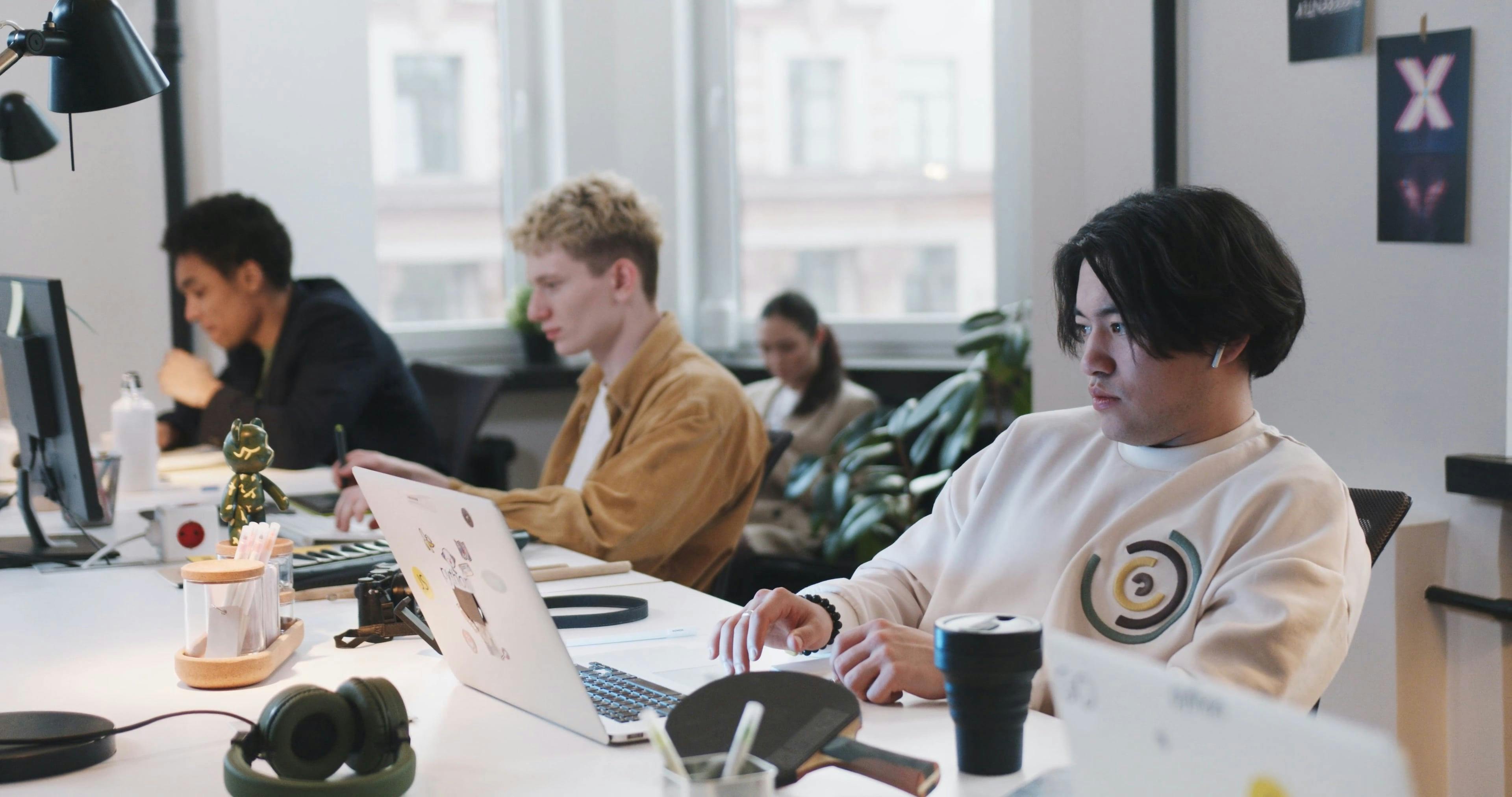 Colleagues Having Fun at Work Free Stock Video Footage, Royalty-Free 4K ...