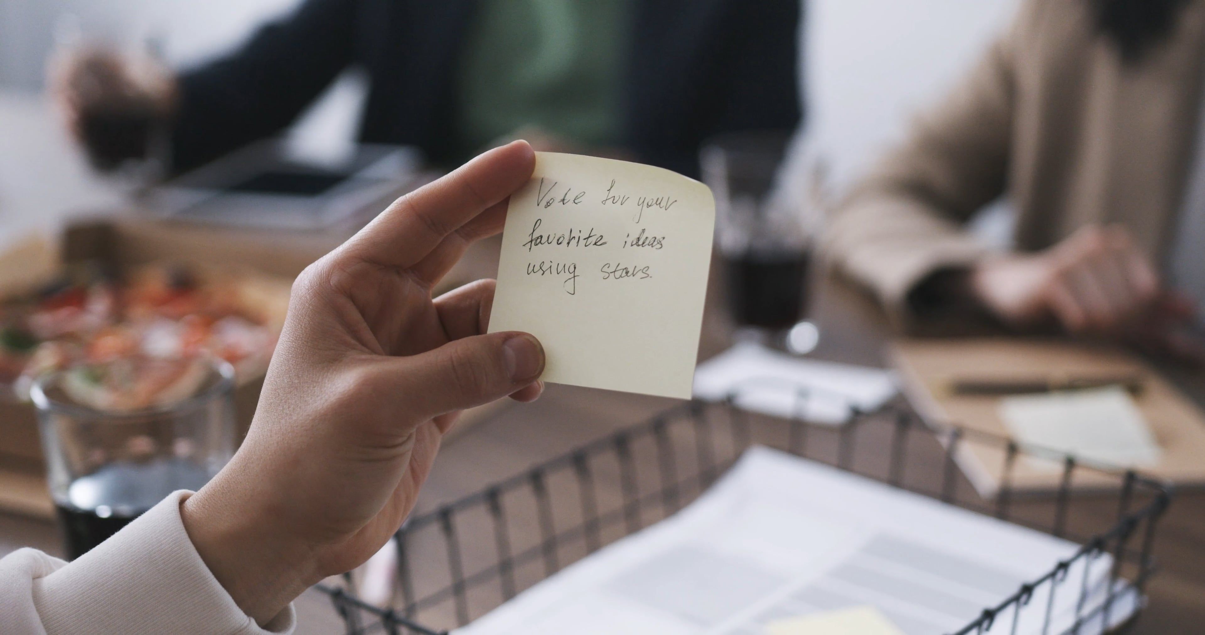 Person Holding a Sticky Note Free Stock Video Footage, Royalty-Free 4K ...