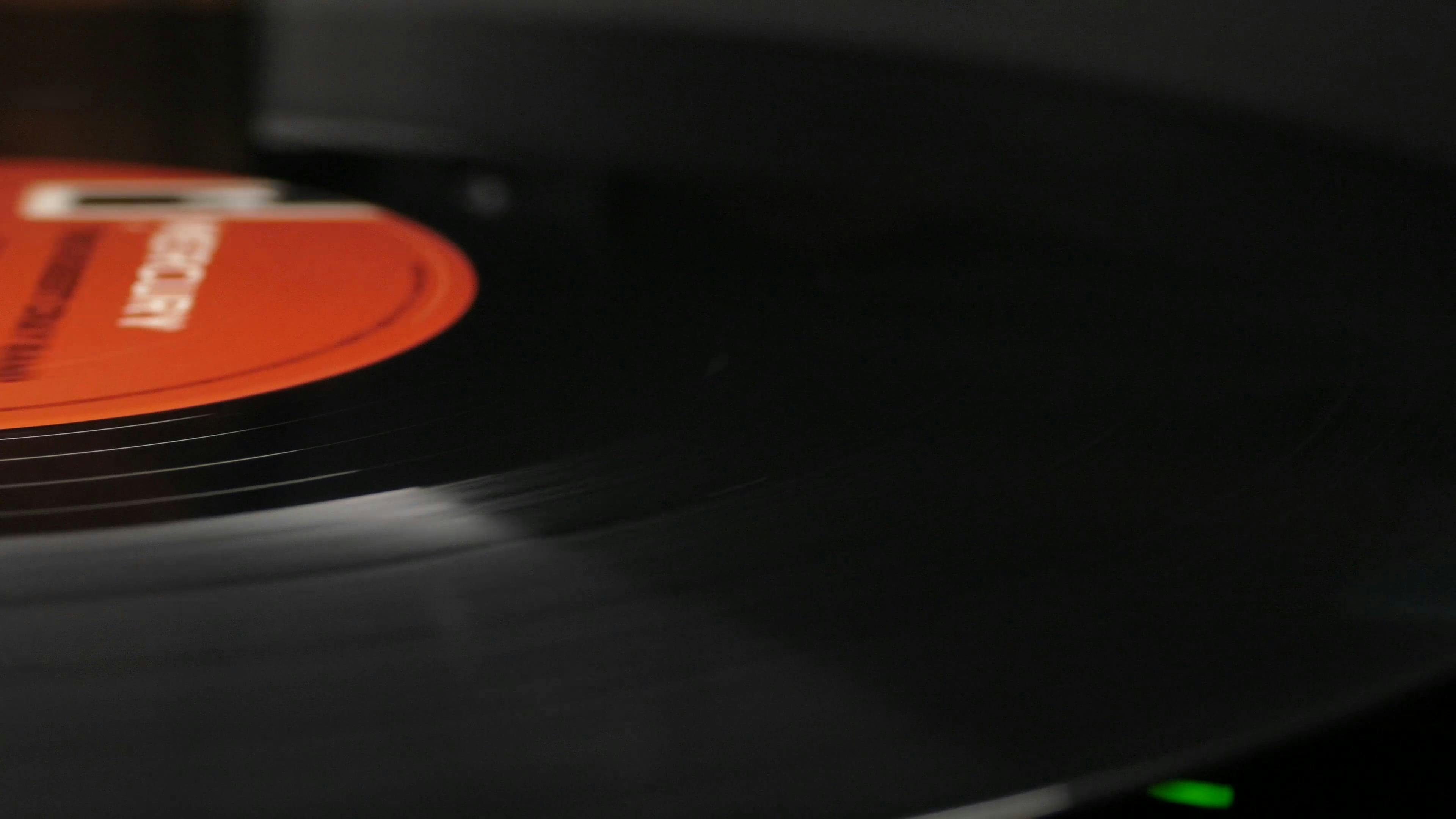 A Turn Table Playing A Vinyl Record Free Stock Video Footage, Royalty ...