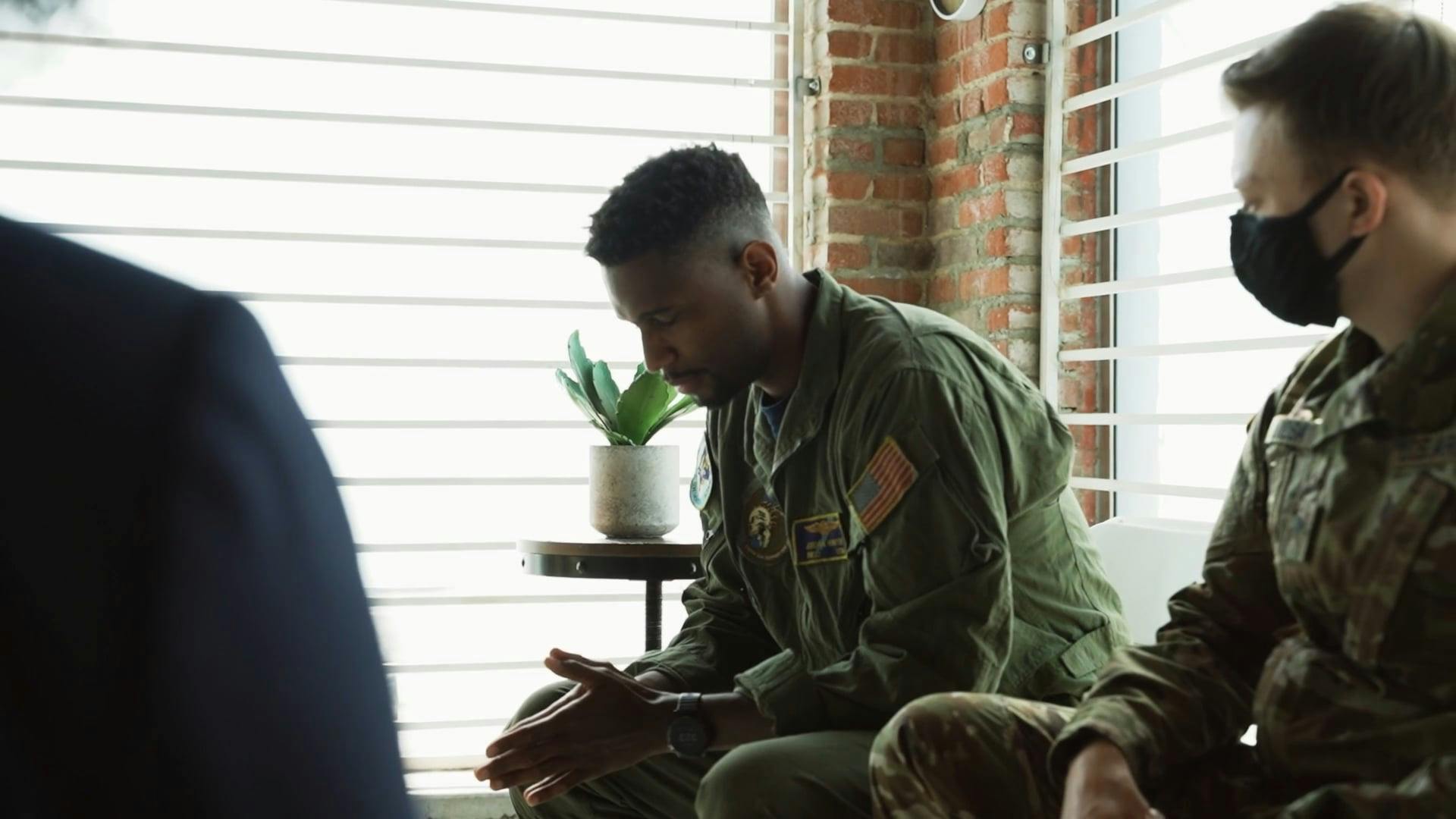 Photo of Distressed Soldier Cried in front of his Comrades Free Stock ...