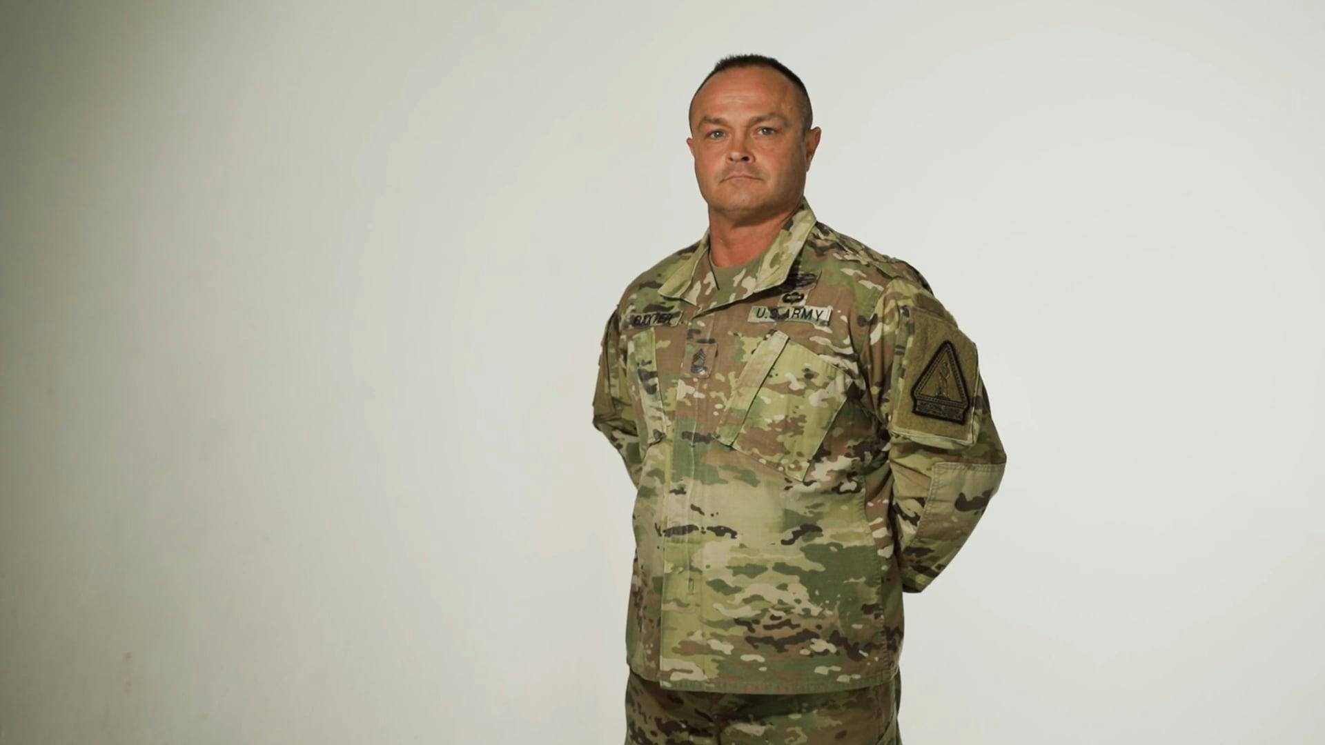 Video of Man in Military Posture Free Stock Video Footage, Royalty-Free ...